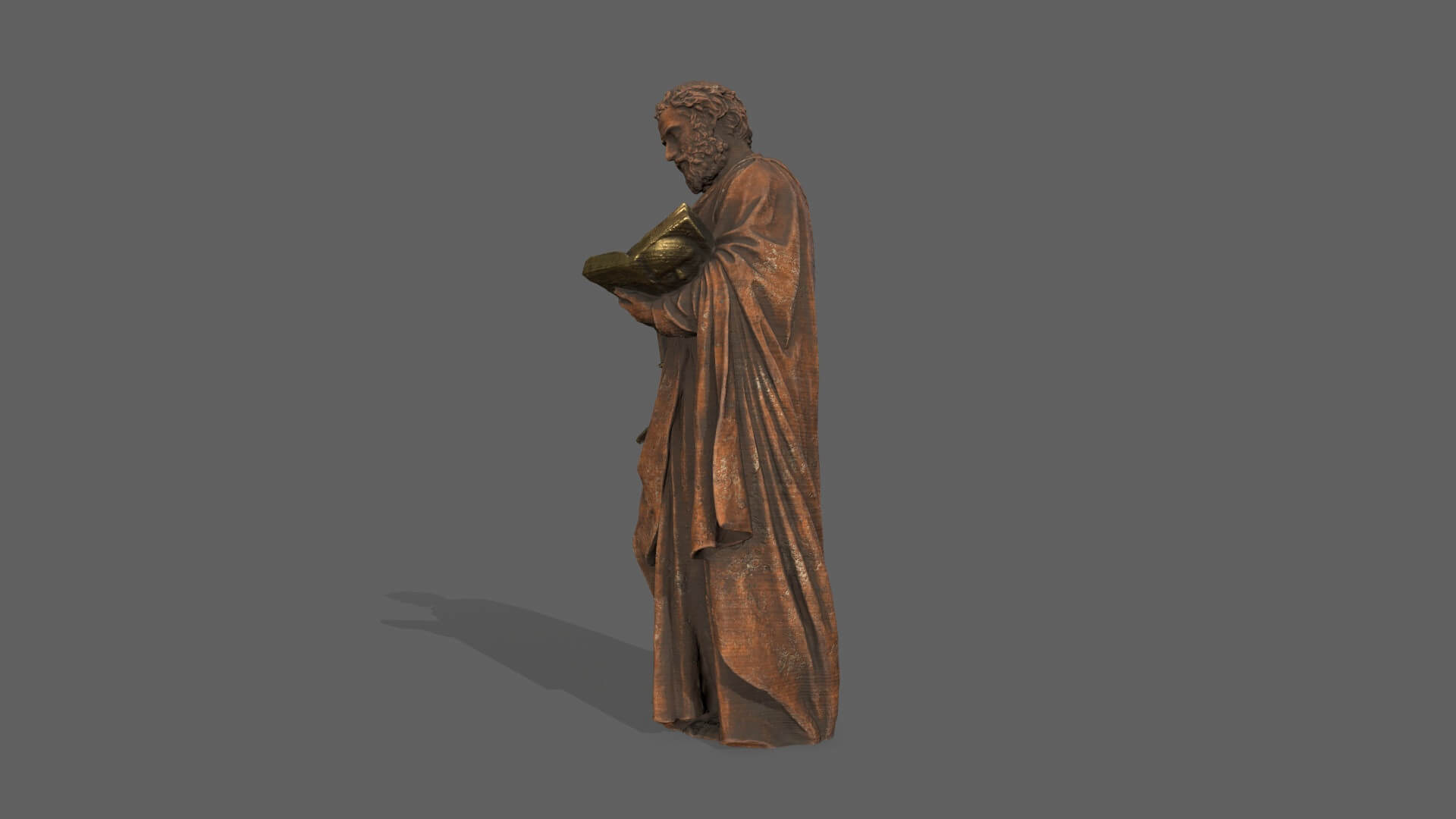 Old Man Statue - 3D Model by Gizem Dilara Tek