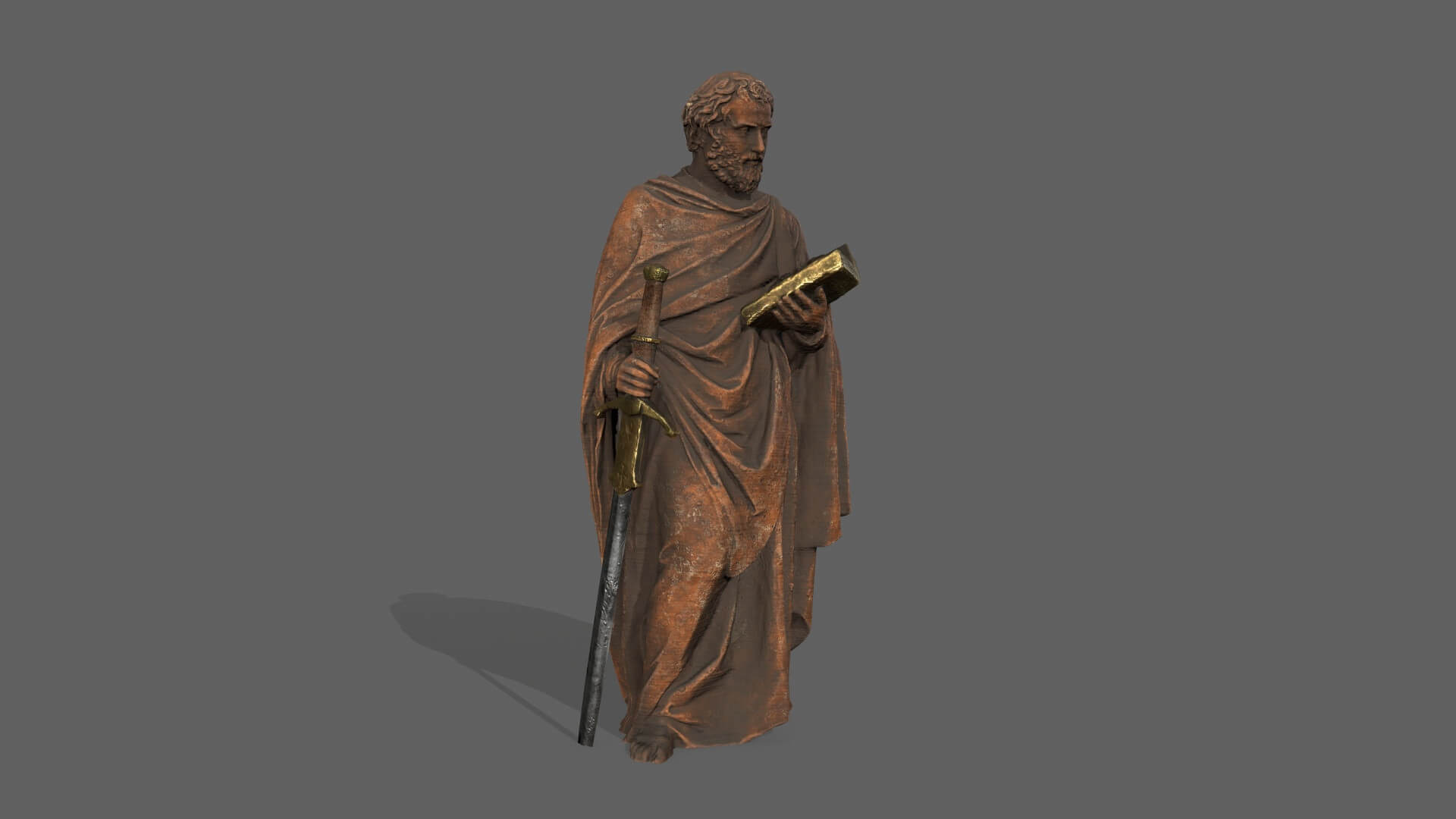 Old Man Statue - 3D Model by Gizem Dilara Tek