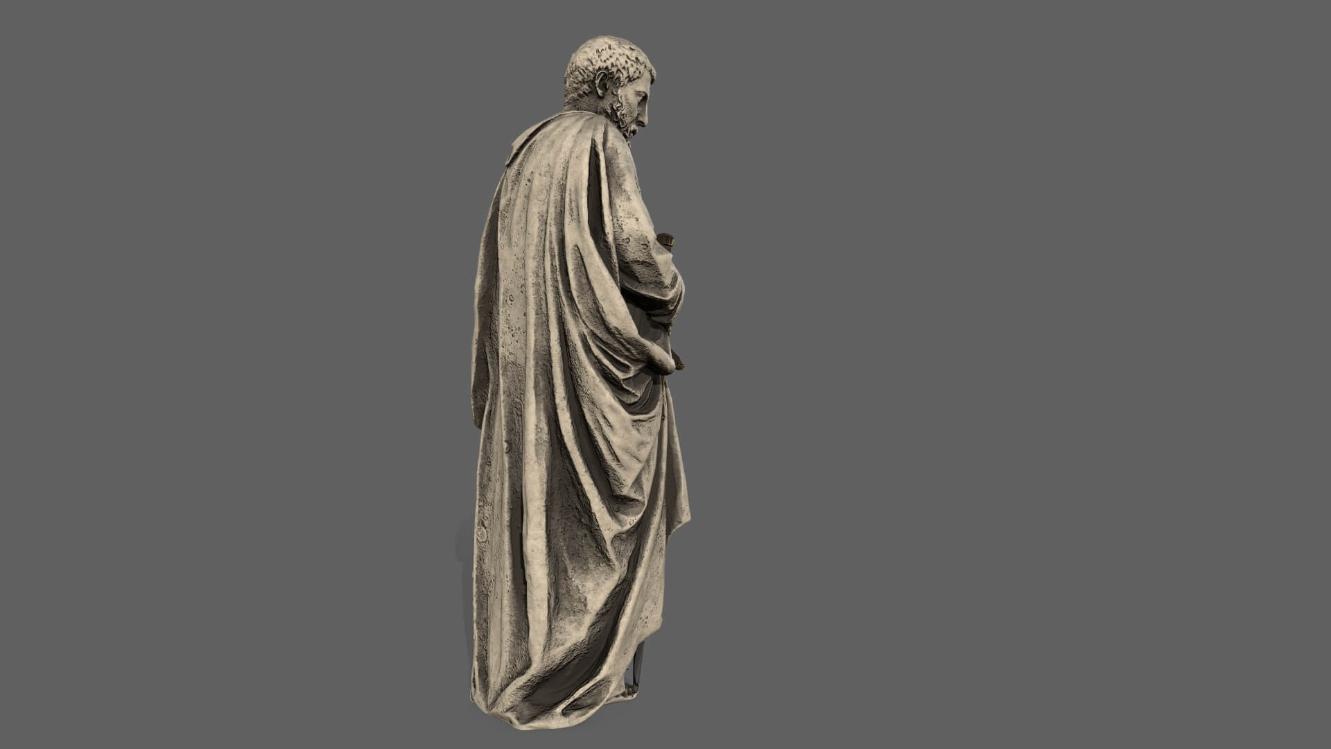 Old Man Statue - 3D Model by Gizem Dilara Tek