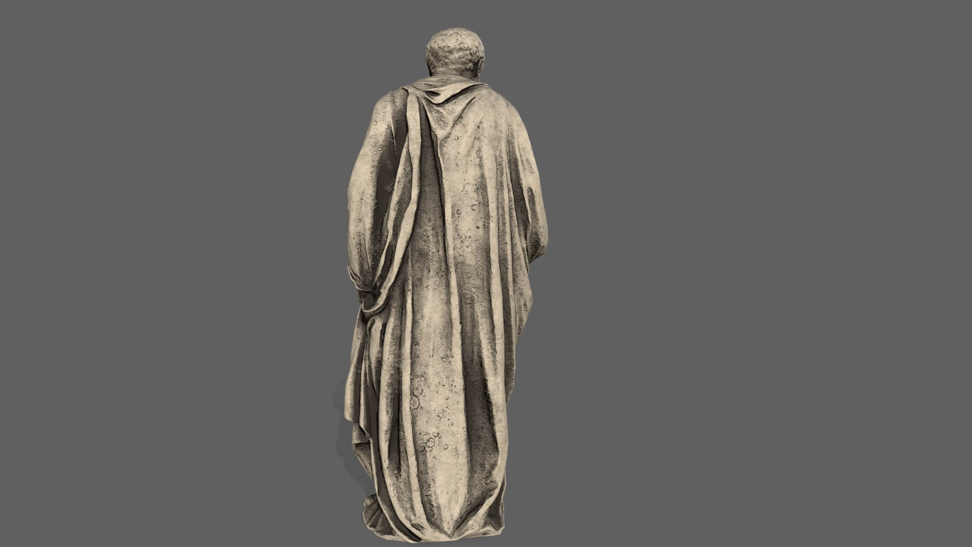Old Man Statue - 3D Model by Gizem Dilara Tek