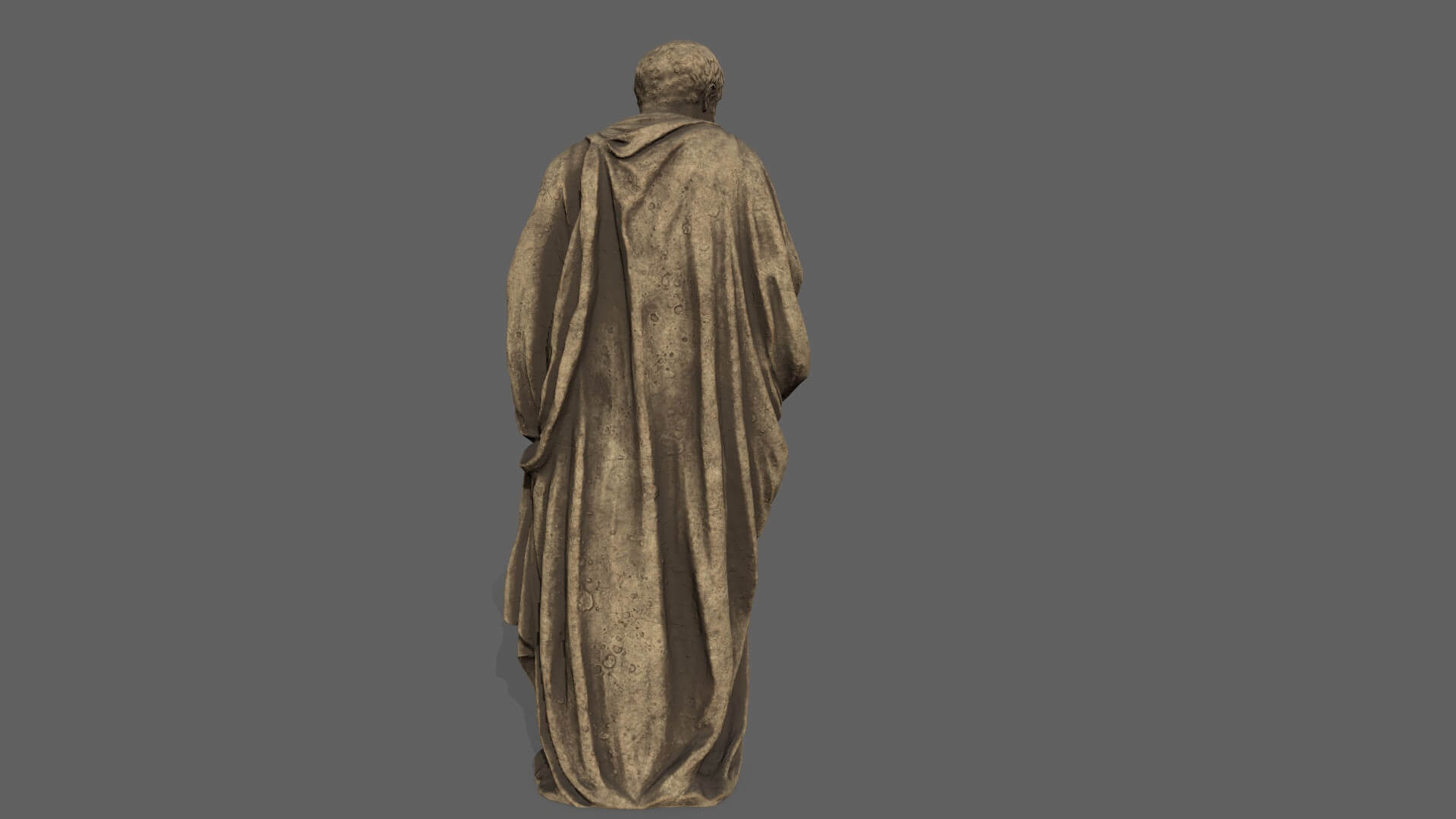 Old Man Statue - 3D Model by Gizem Dilara Tek