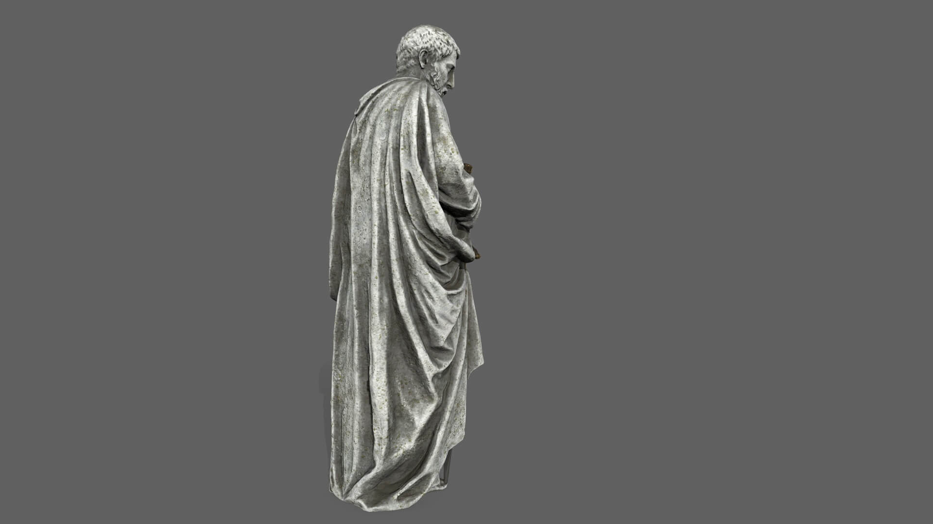 Old Man Statue - 3D Model by Gizem Dilara Tek