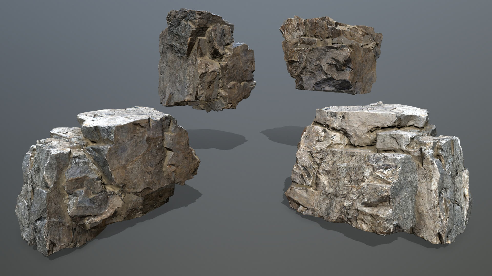 Old Rock Set - 3D Model by Gizem Dilara Tek