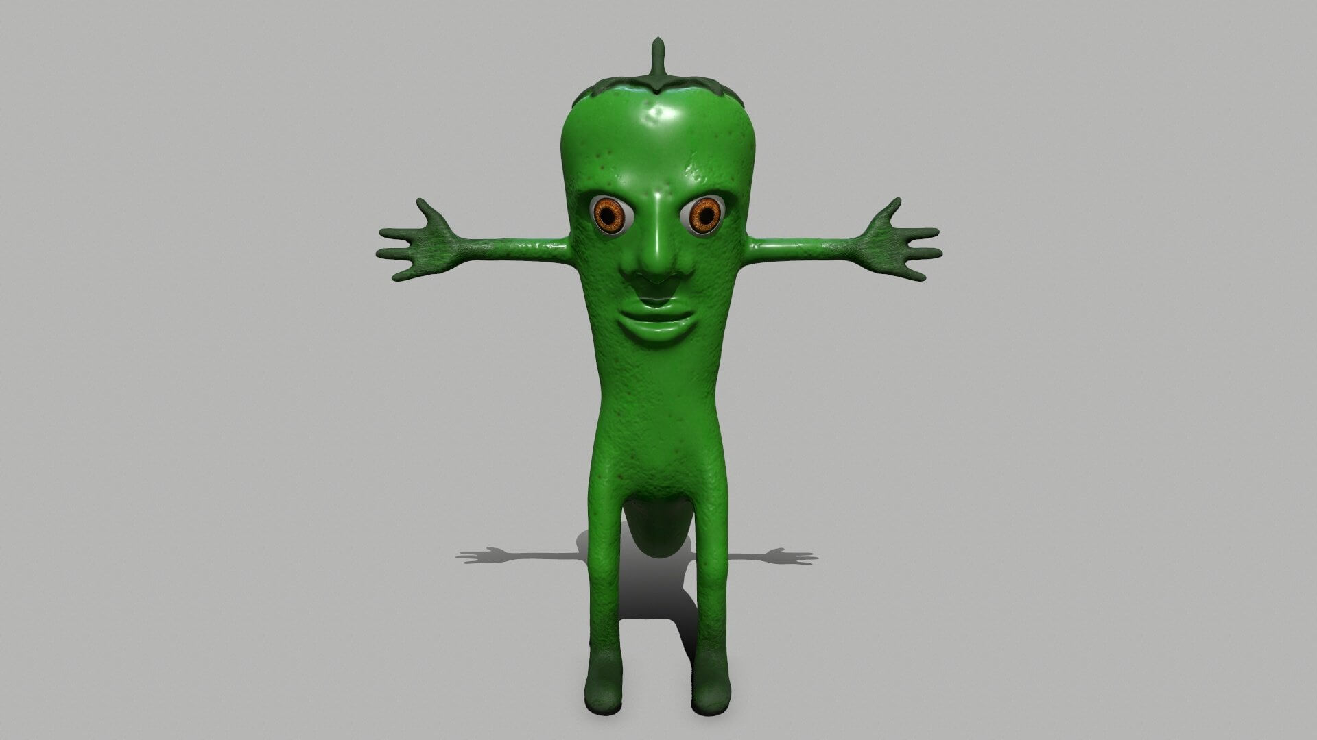 Pepper Cartoon Character - 3D Model by Gizem Dilara Tek