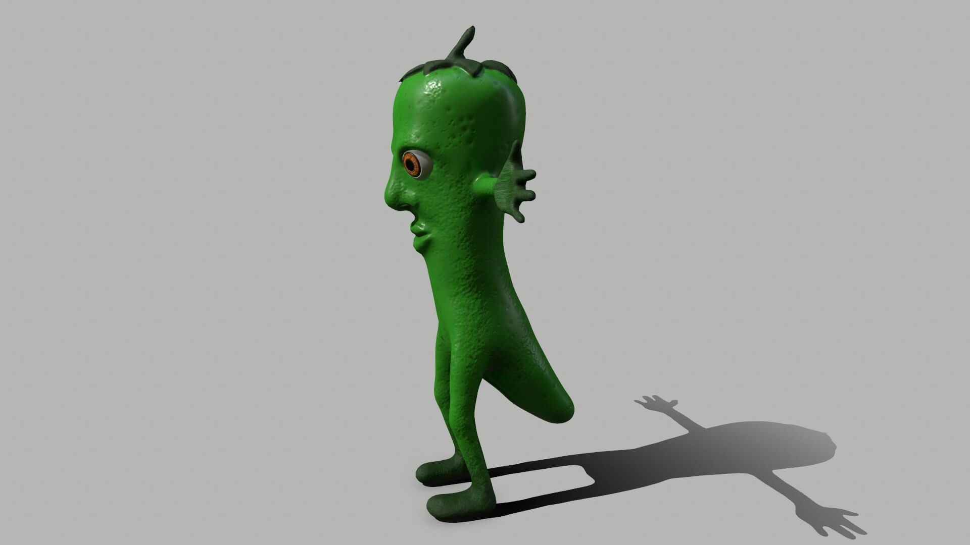 Pepper Cartoon Character - 3D Model by Gizem Dilara Tek