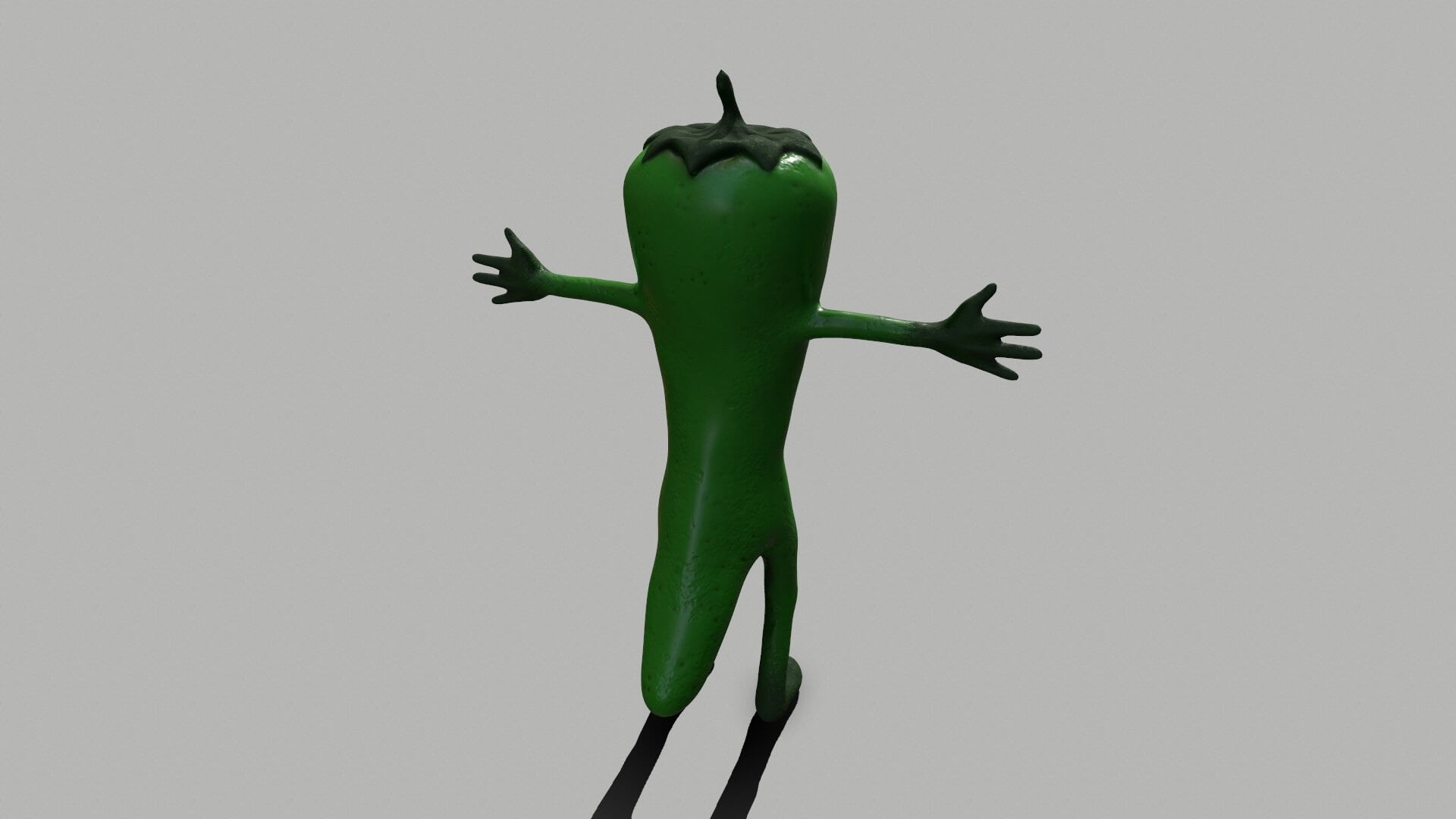 Pepper Cartoon Character - 3D Model by Gizem Dilara Tek