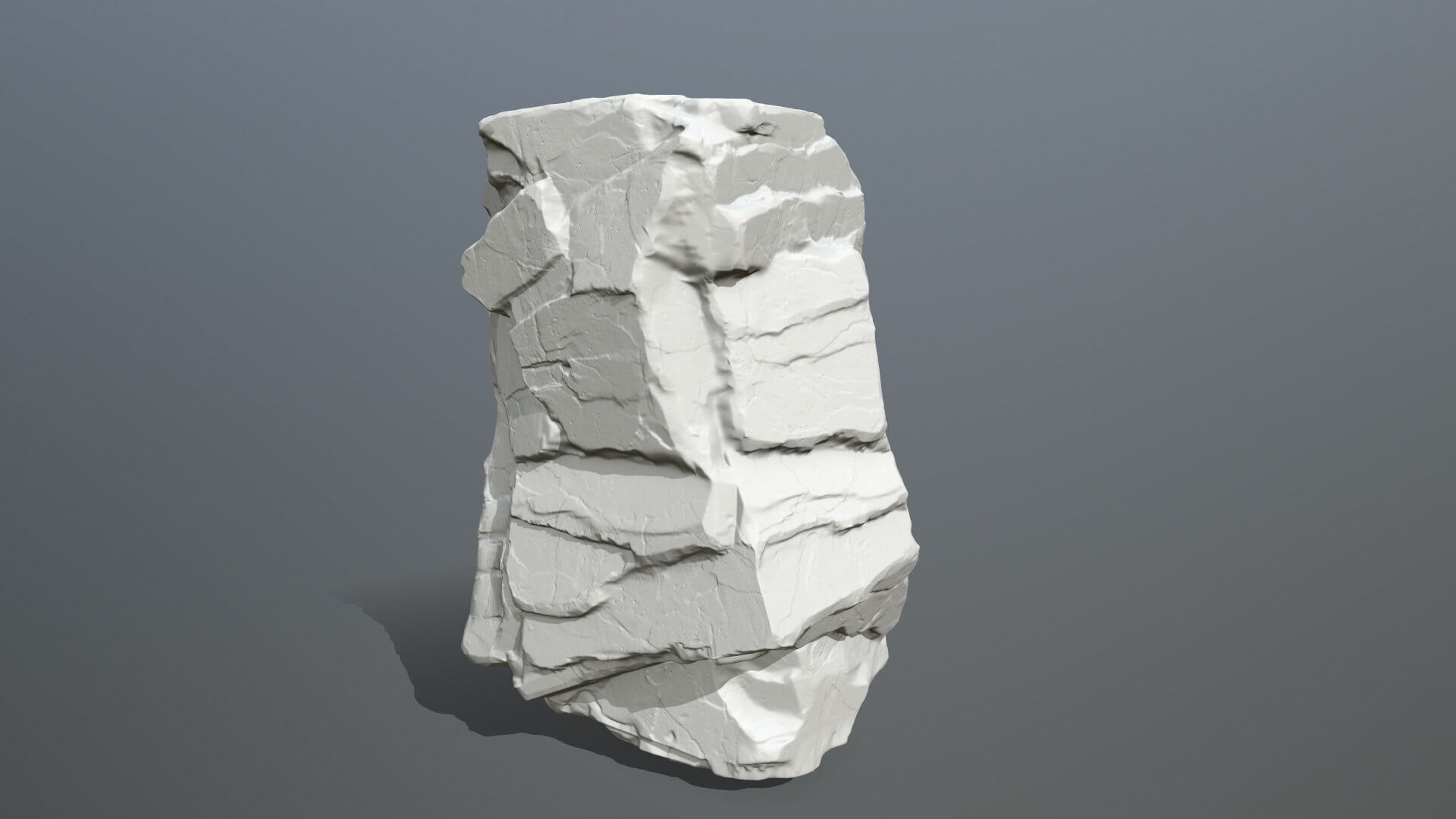 Rock Print - 3D Model by Gizem Dilara Tek