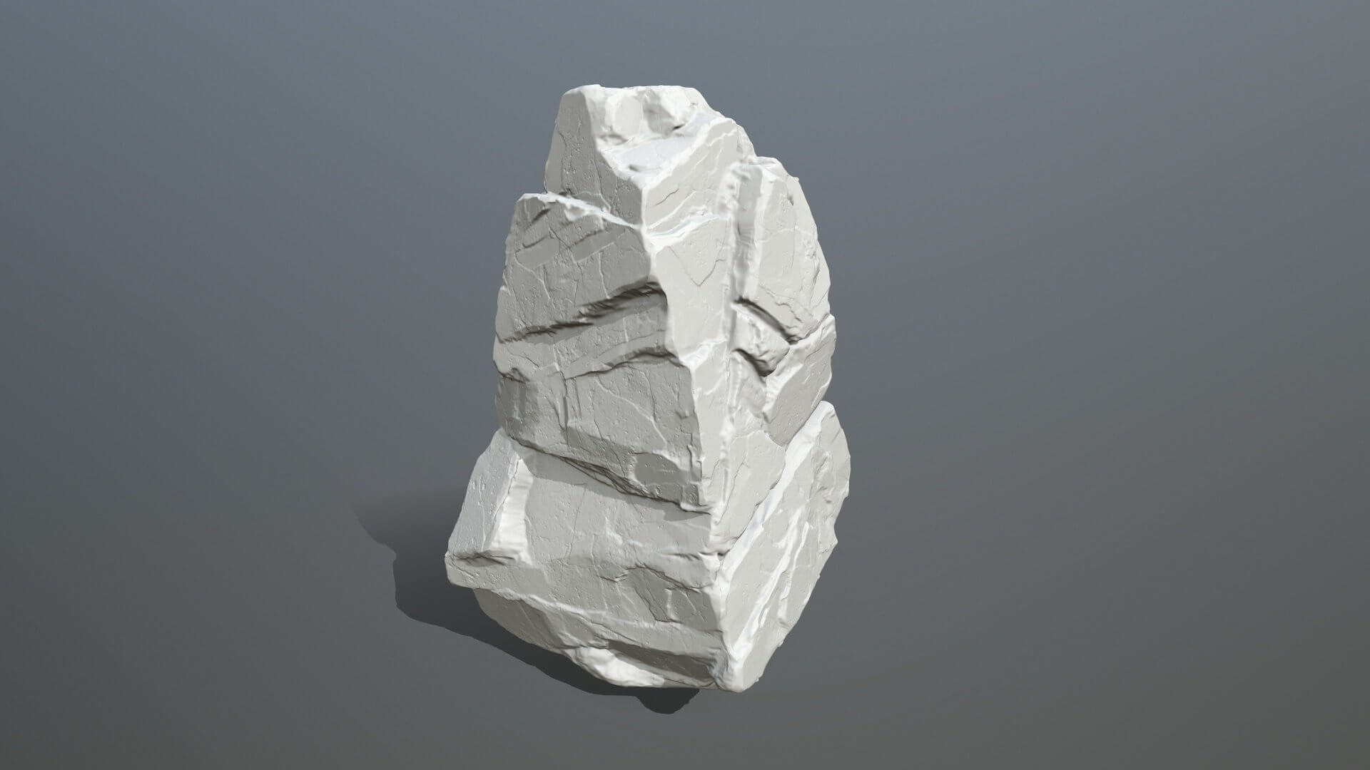 Rock Print - 3D Model by Gizem Dilara Tek