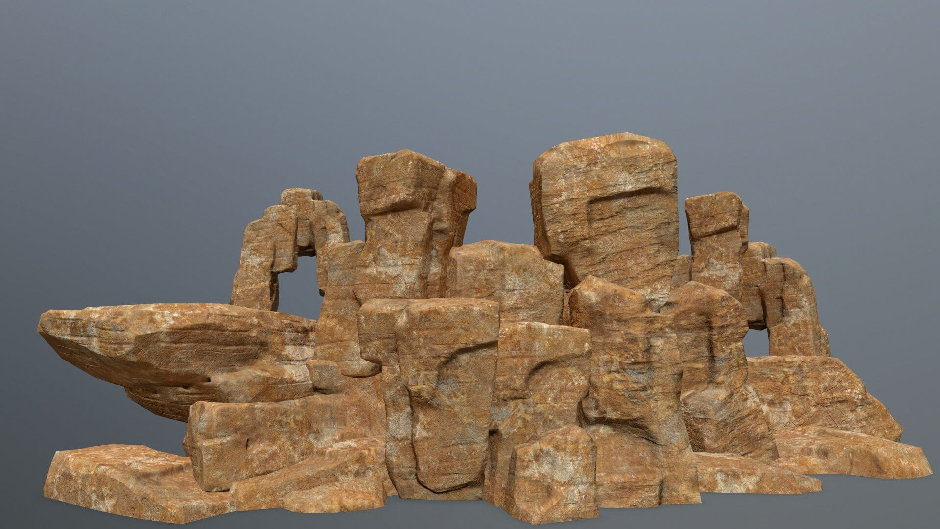 Rock Set - 3D Model by Gizem Dilara Tek