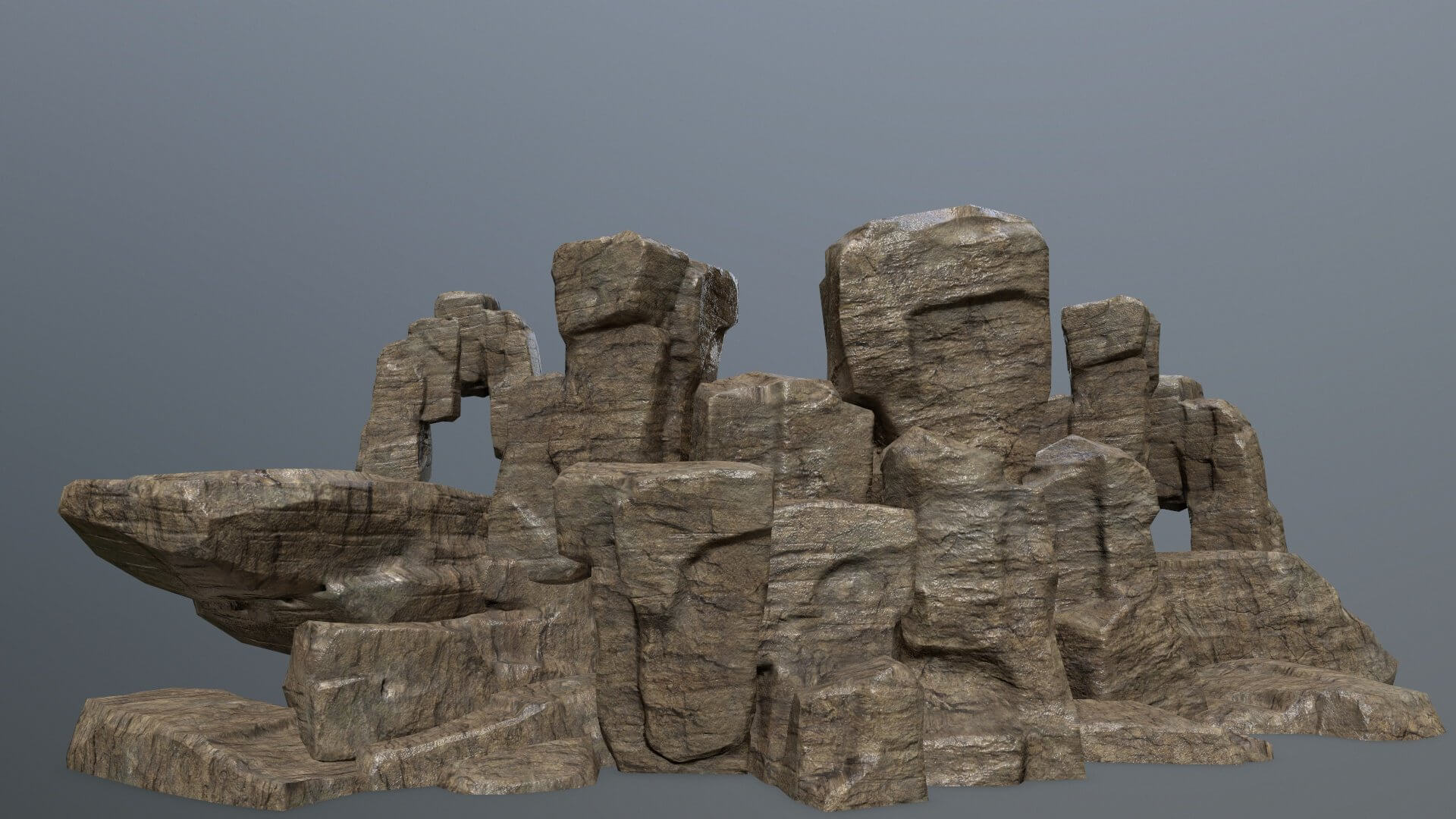 Rock Set - 3D Model by Gizem Dilara Tek