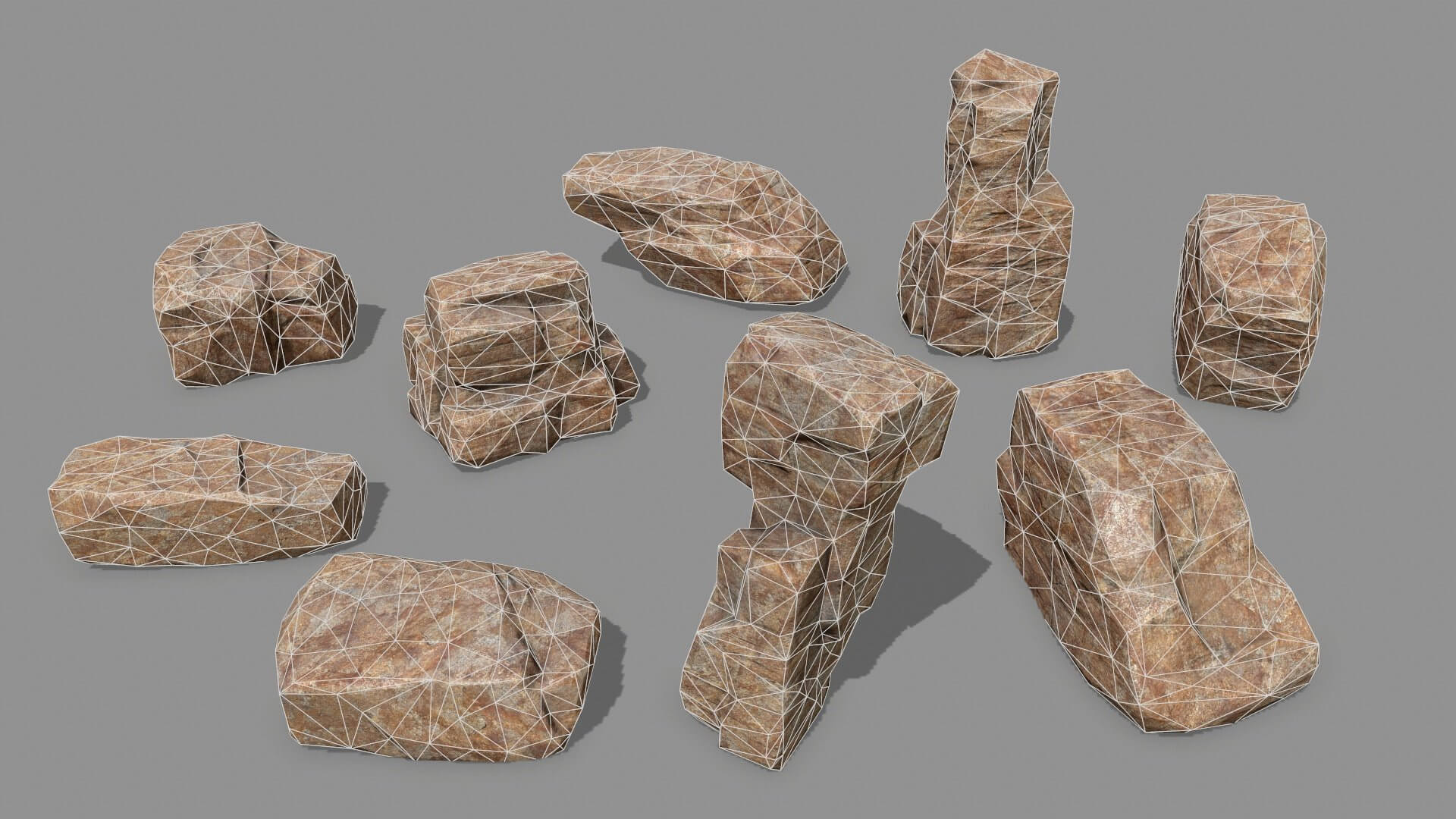 Rock Set - 3D Model by Gizem Dilara Tek