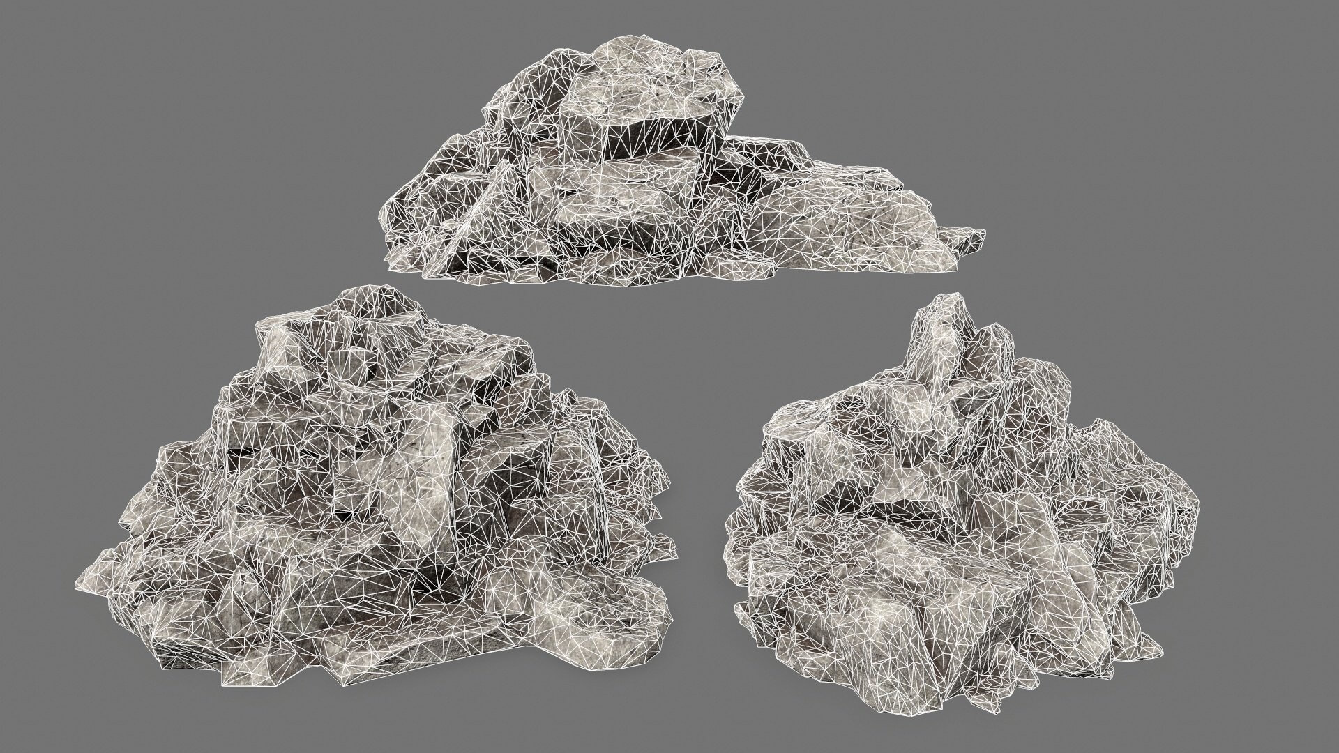 Rock Set - 3D Model by Gizem Dilara Tek