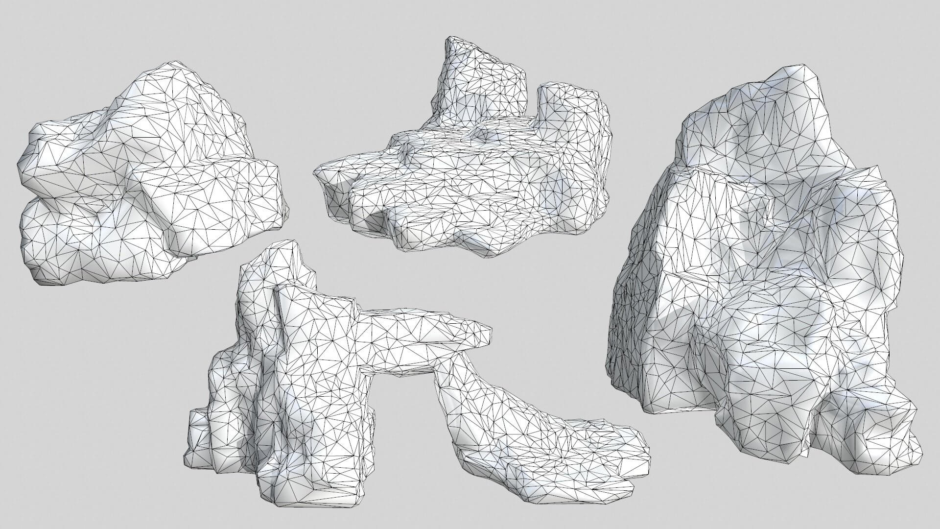 Rock Set - 3D Model by Gizem Dilara Tek