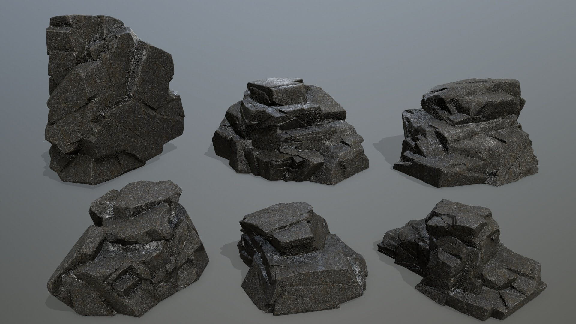 Rock Set - 3D Model by Gizem Dilara Tek