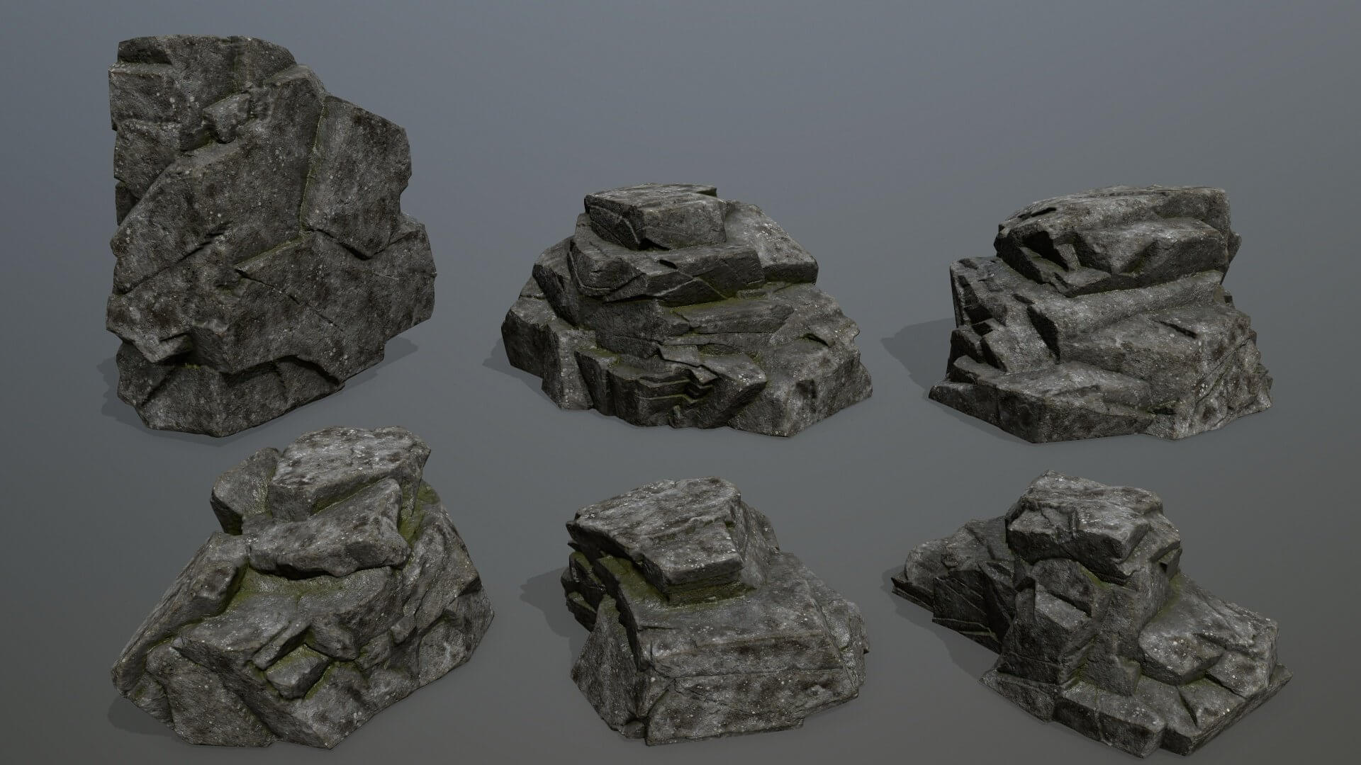 Rock Set - 3D Model by Gizem Dilara Tek
