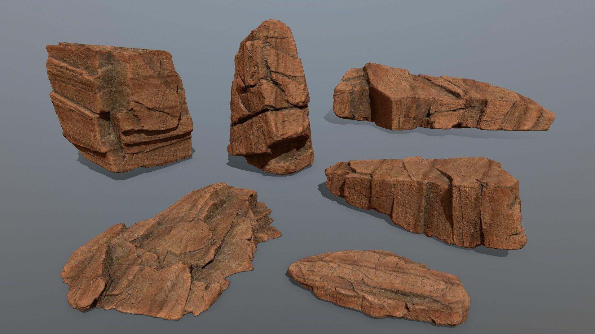 Rock Set - 3D Model by Gizem Dilara Tek