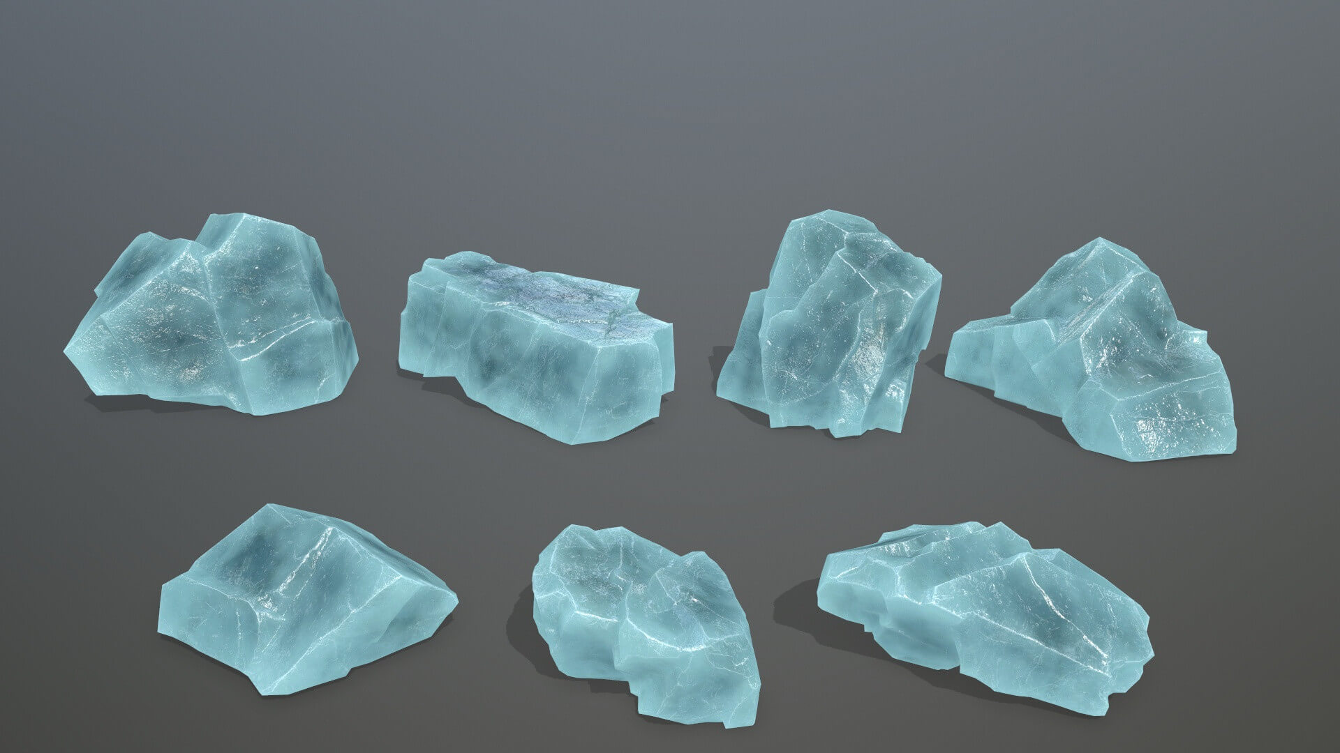 Rocks Set 11 - 3D Model by Gizem Dilara Tek