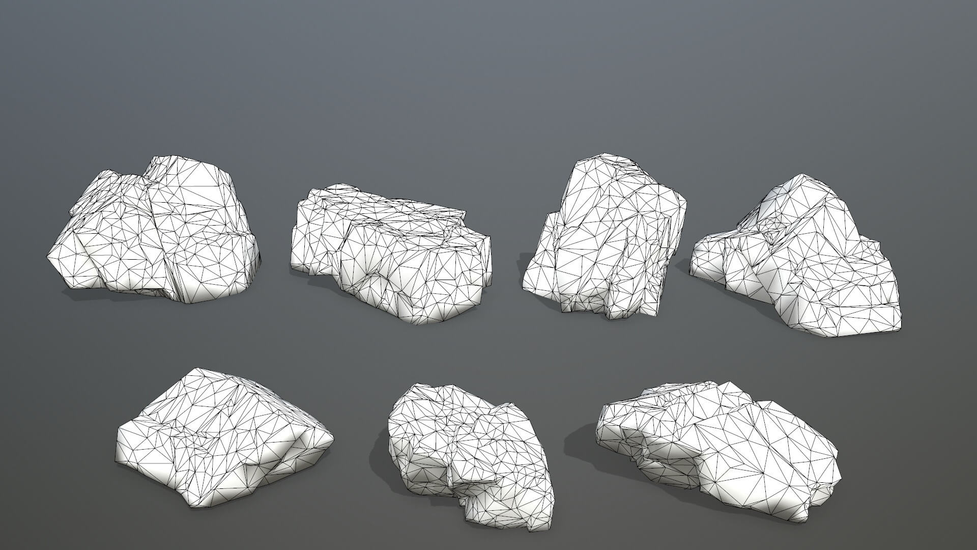 Rocks Set 14 - 3D Model by Gizem Dilara Tek