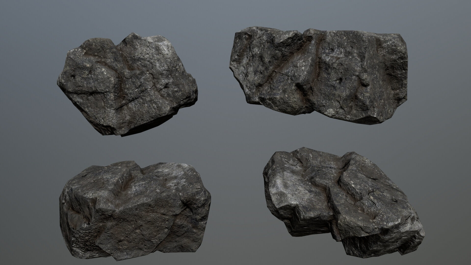 Rocks Set 15 - 3D Model by Gizem Dilara Tek