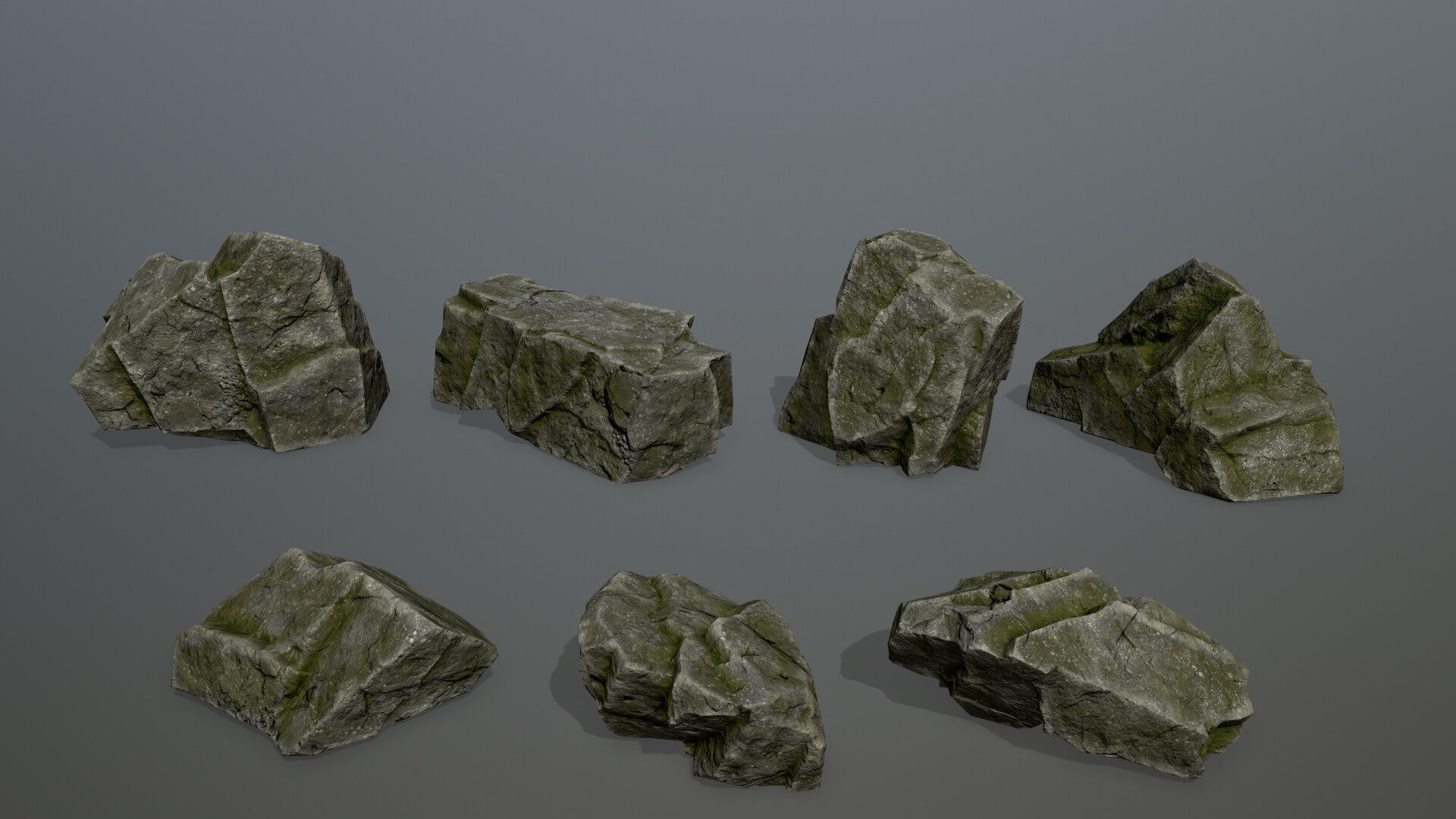 Rocks Set 17 - 3D Model by Gizem Dilara Tek