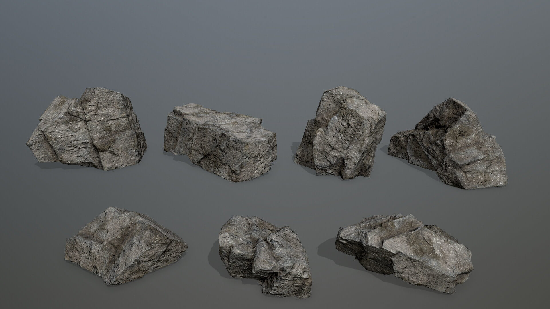 Rocks Set 18 - 3D Model by Gizem Dilara Tek