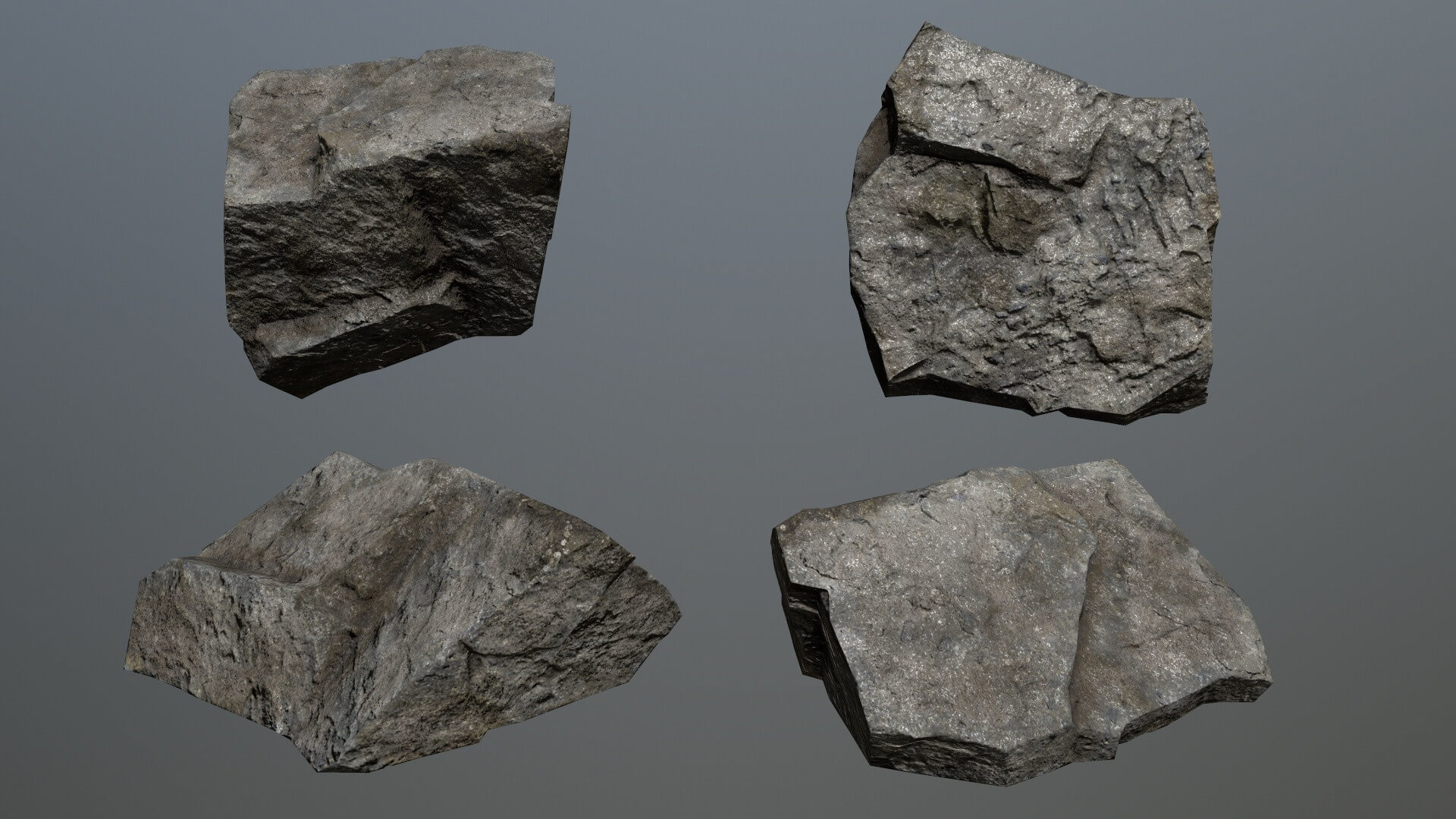 Rocks Set 18 - 3D Model by Gizem Dilara Tek