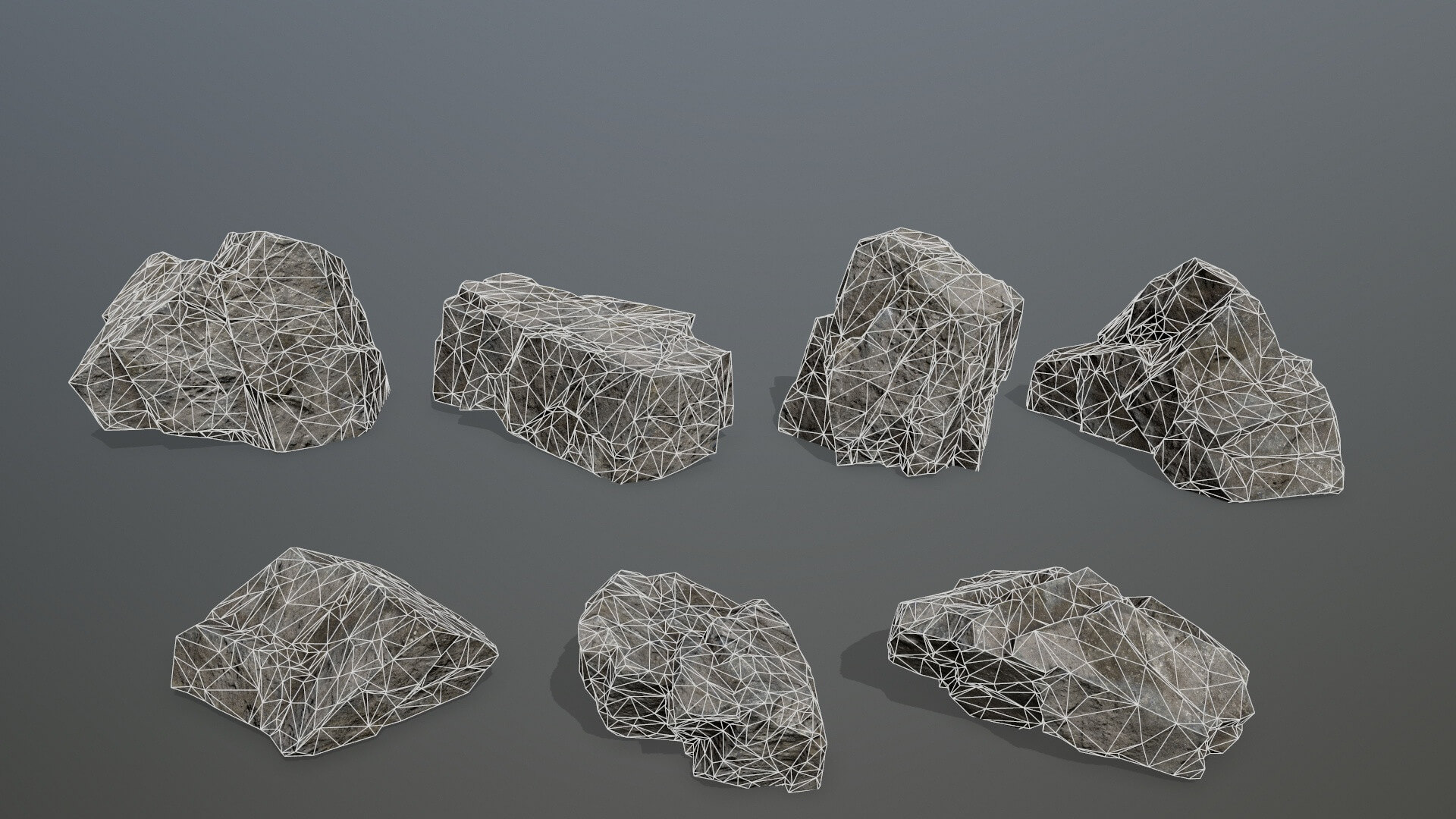 Rocks Set 18 - 3D Model by Gizem Dilara Tek