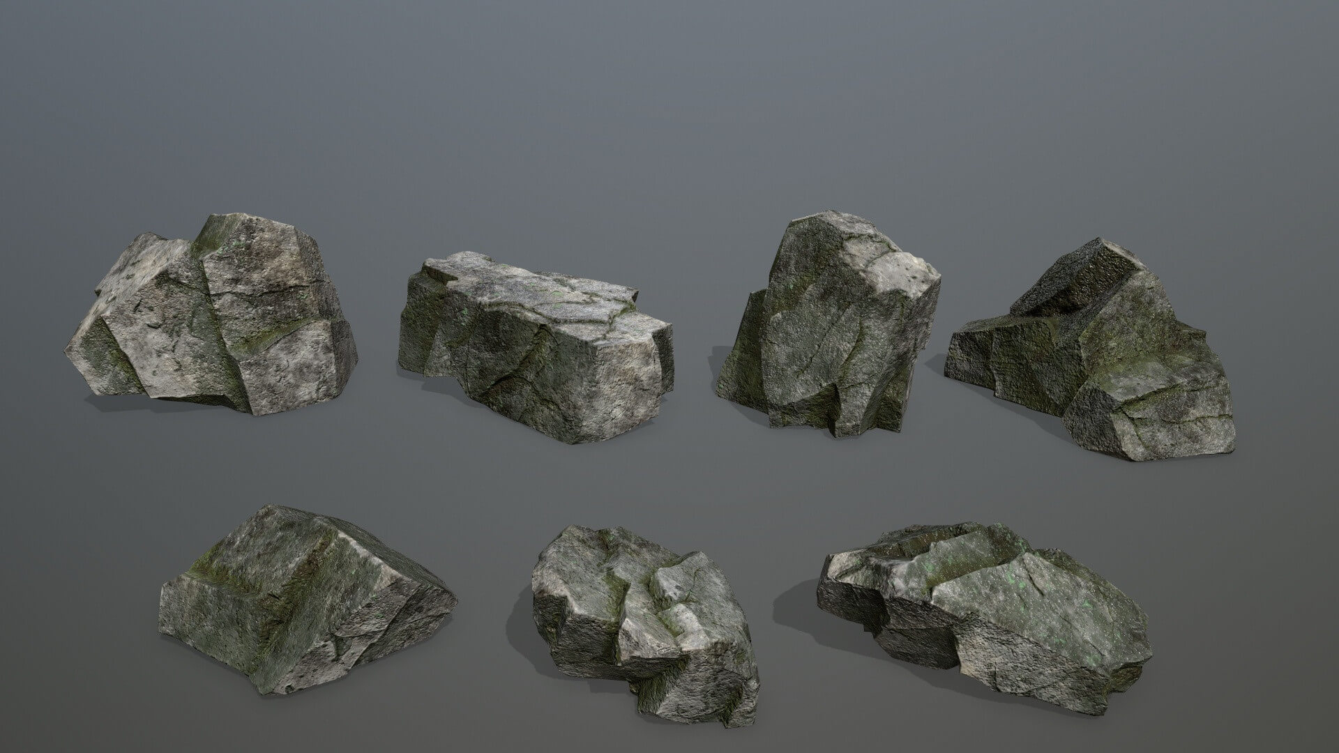 Rocks Set 3 - 3D Model by Gizem Dilara Tek