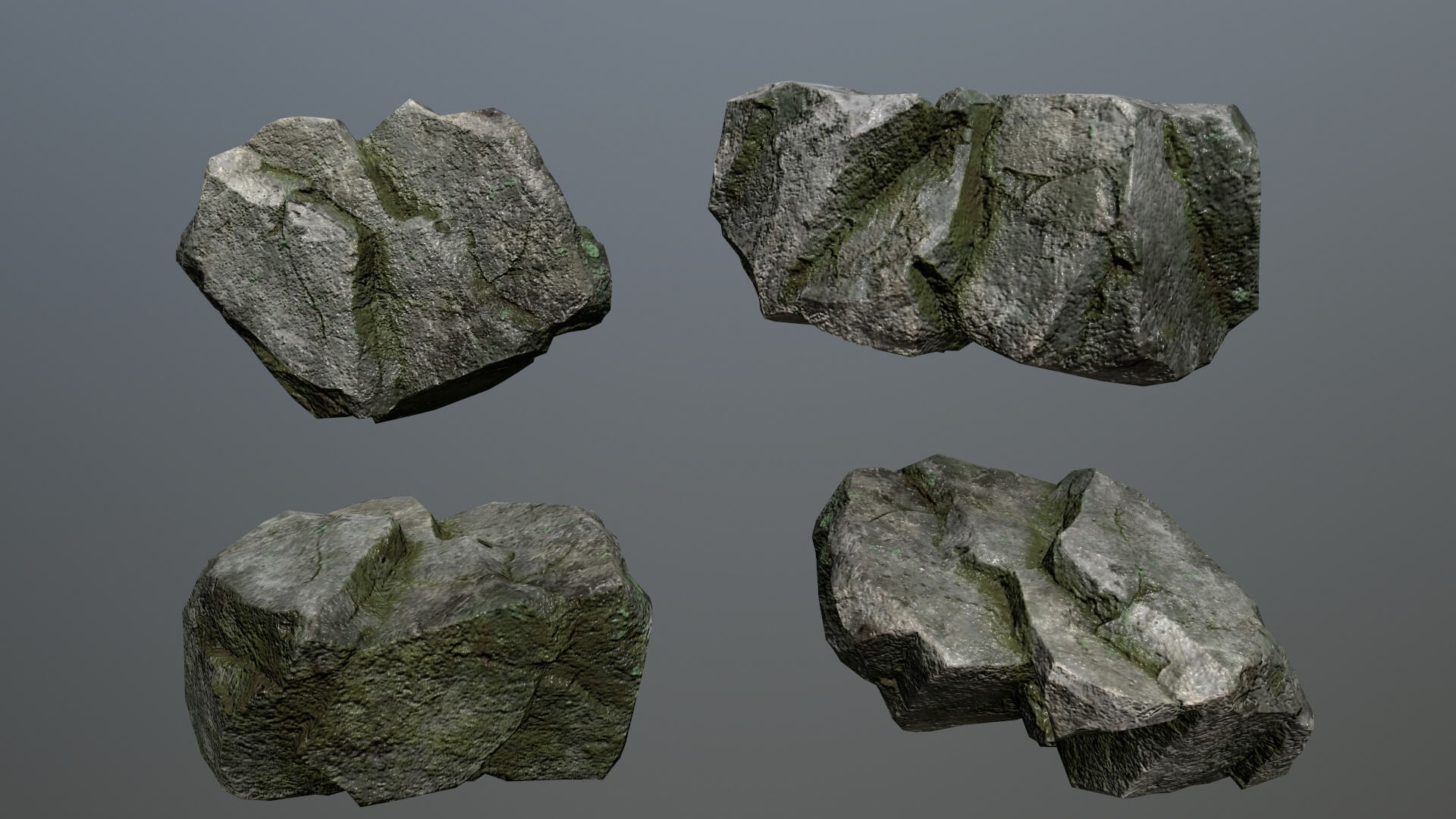 Rocks Set 3 - 3D Model by Gizem Dilara Tek