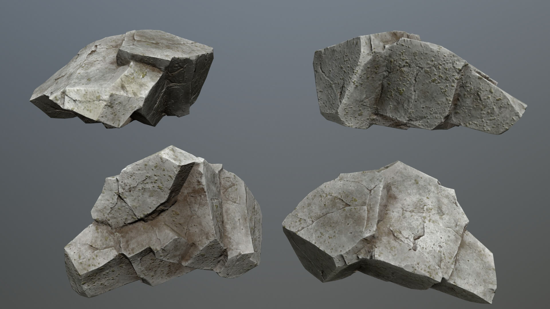 Rocks Set 5 - 3D Model by Gizem Dilara Tek