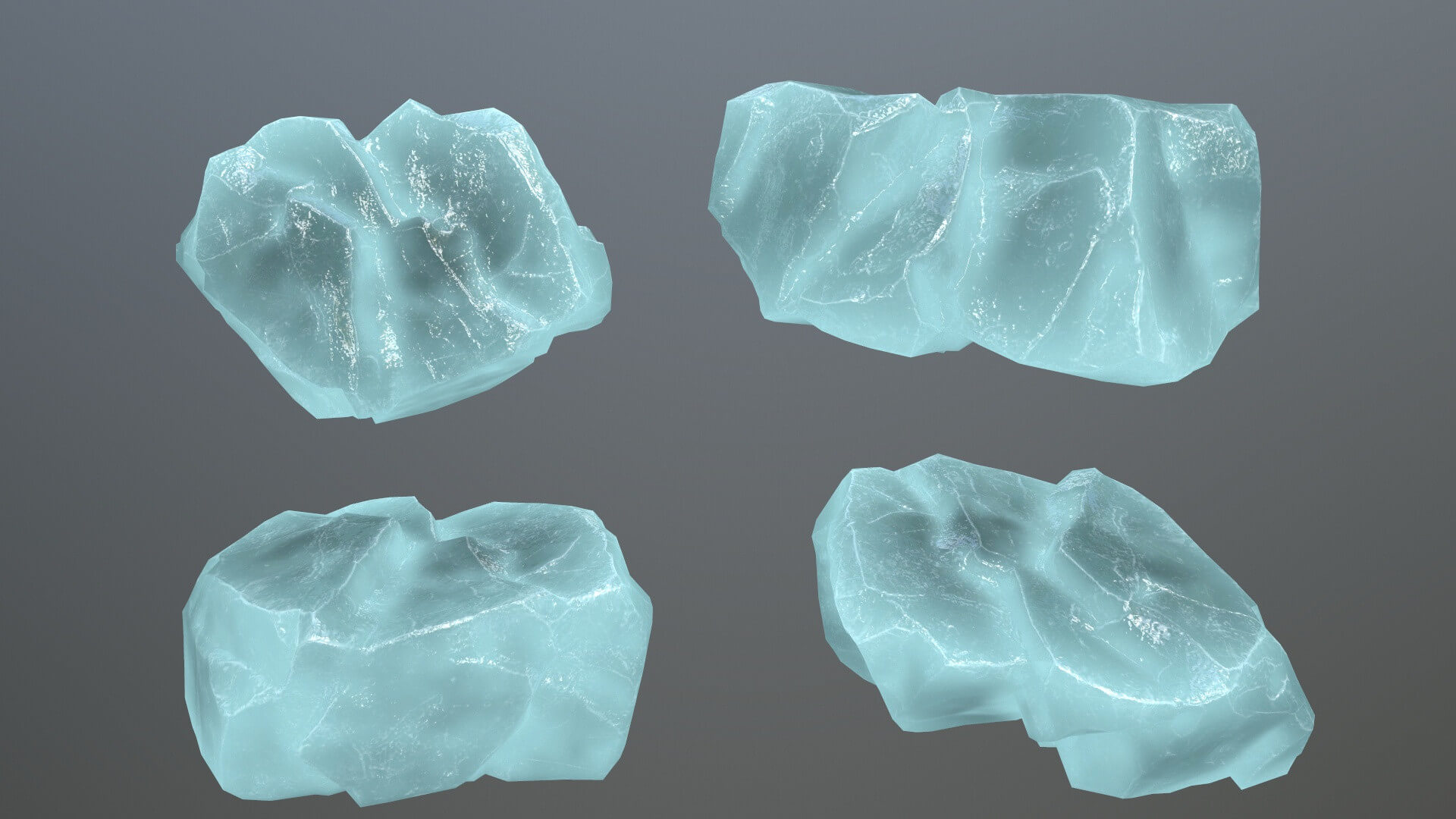 Rocks Set 9 - 3D Model by Gizem Dilara Tek