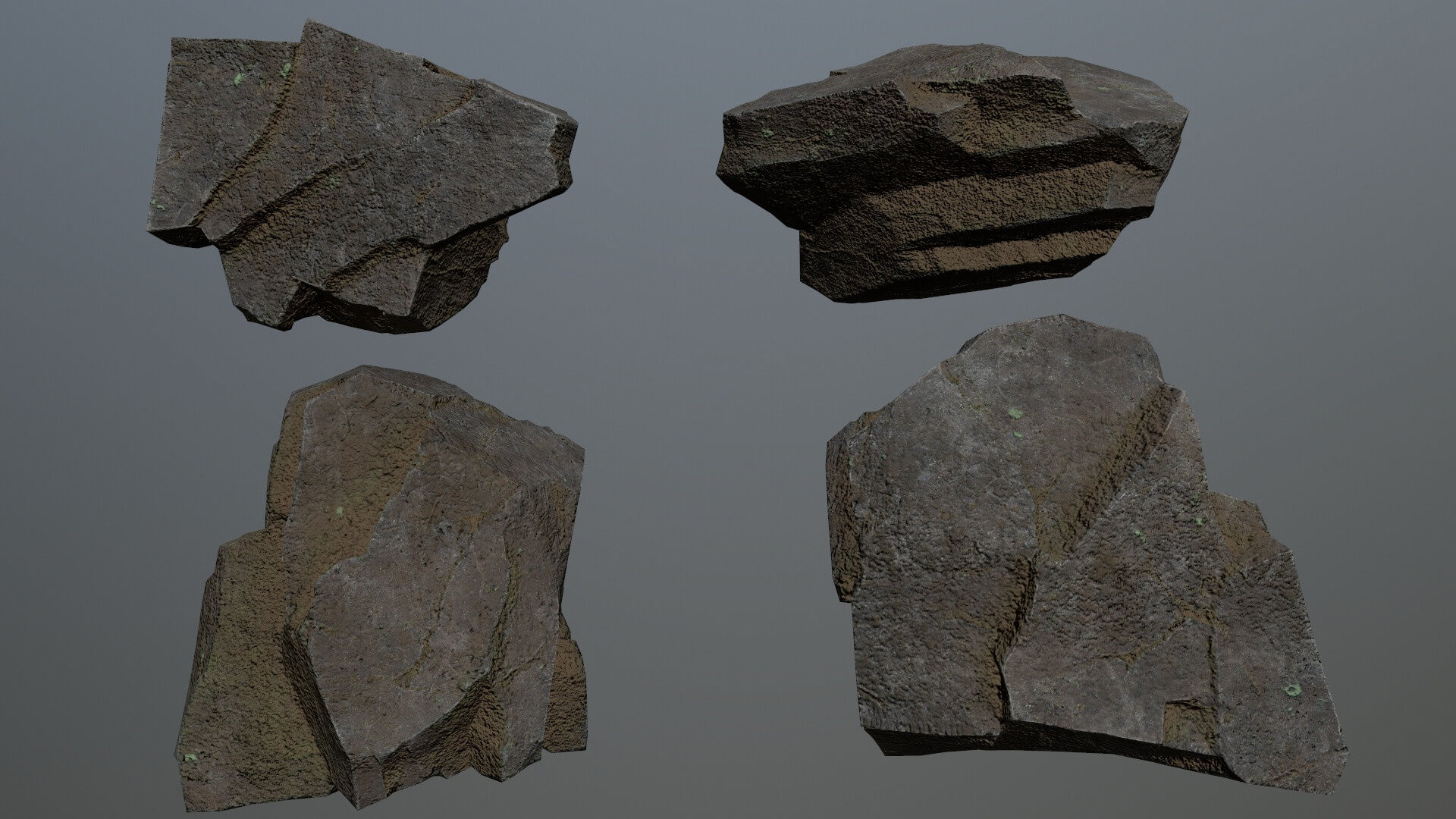 Rocks Set 6 - 3D Model by Gizem Dilara Tek