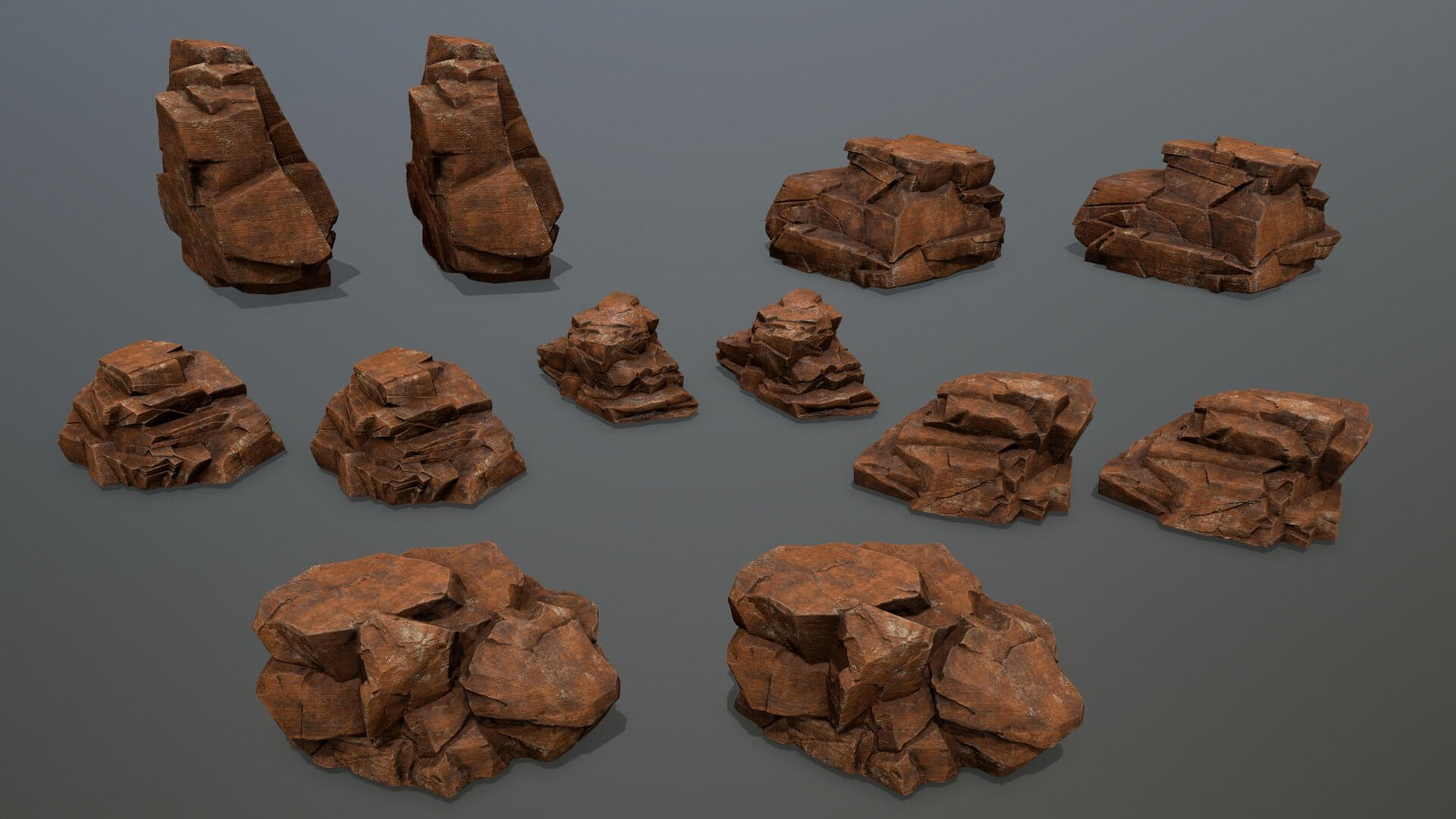 Sand Stone Set - 3D Model by Gizem Dilara Tek