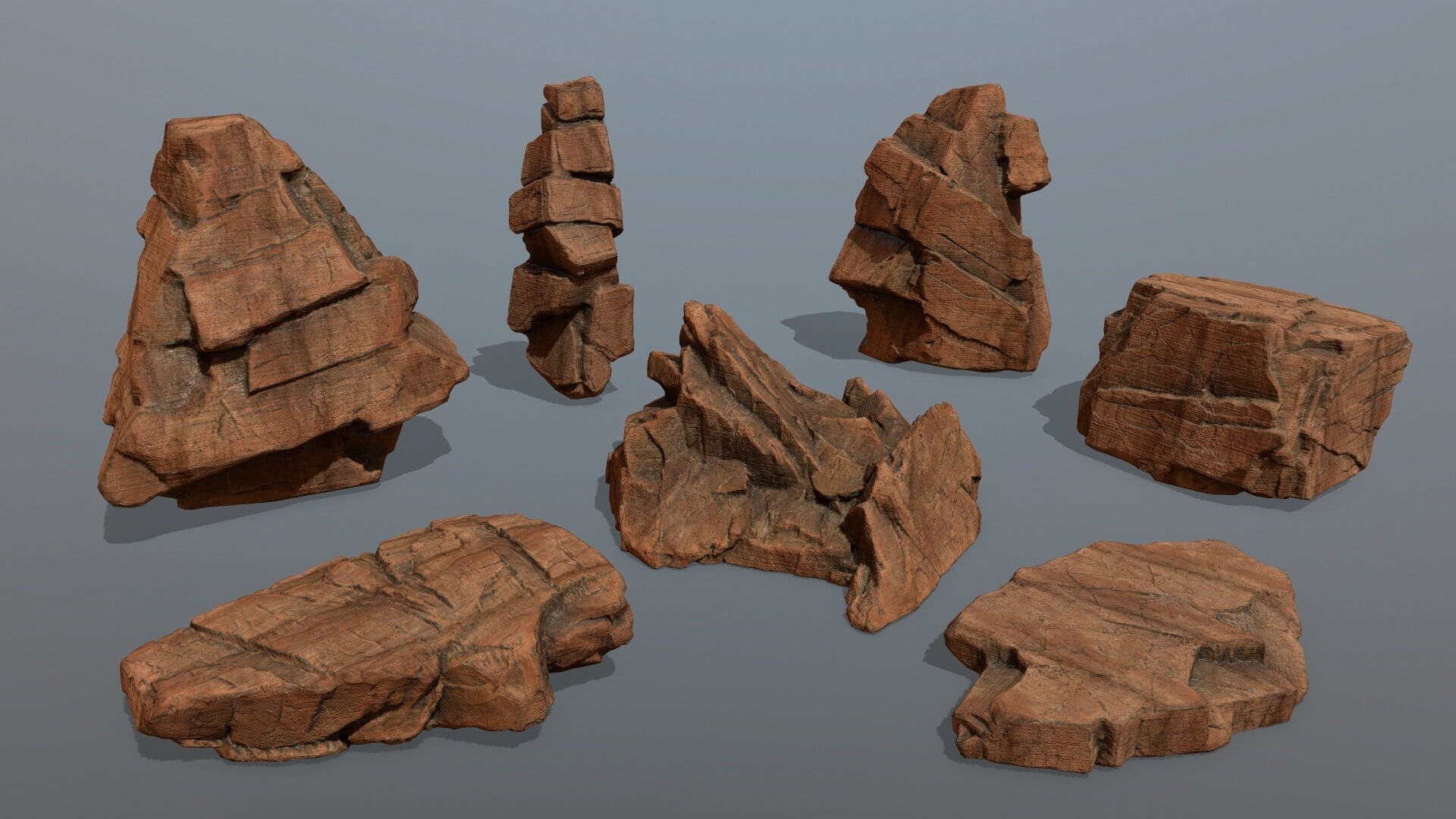Sandstone Set - 3D Model by Gizem Dilara Tek