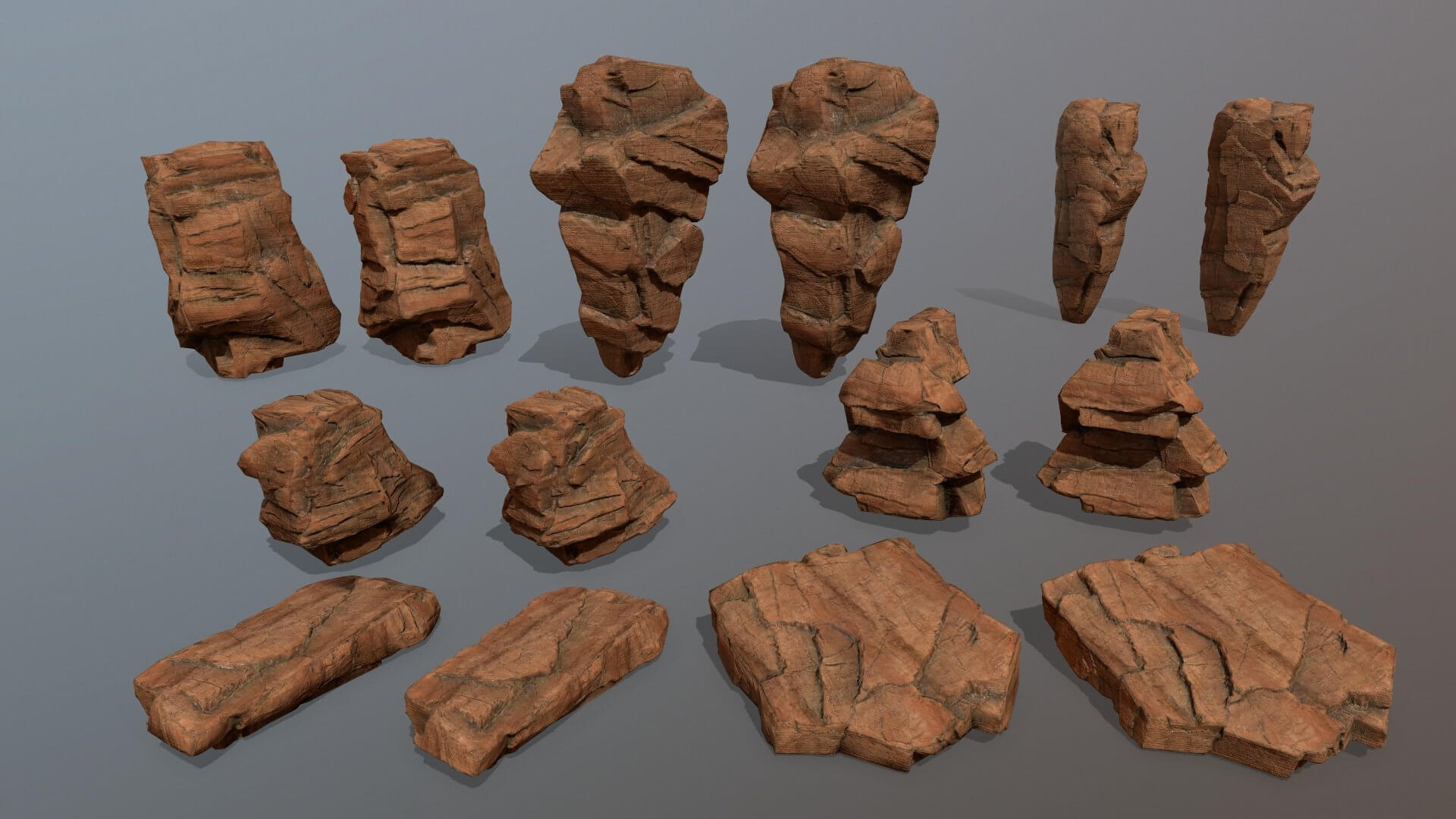 Sandstone Set - 3D Model by Gizem Dilara Tek