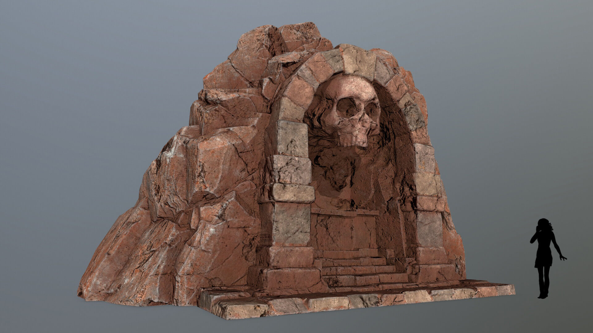 Skull Altar - 3D Model by Gizem Dilara Tek