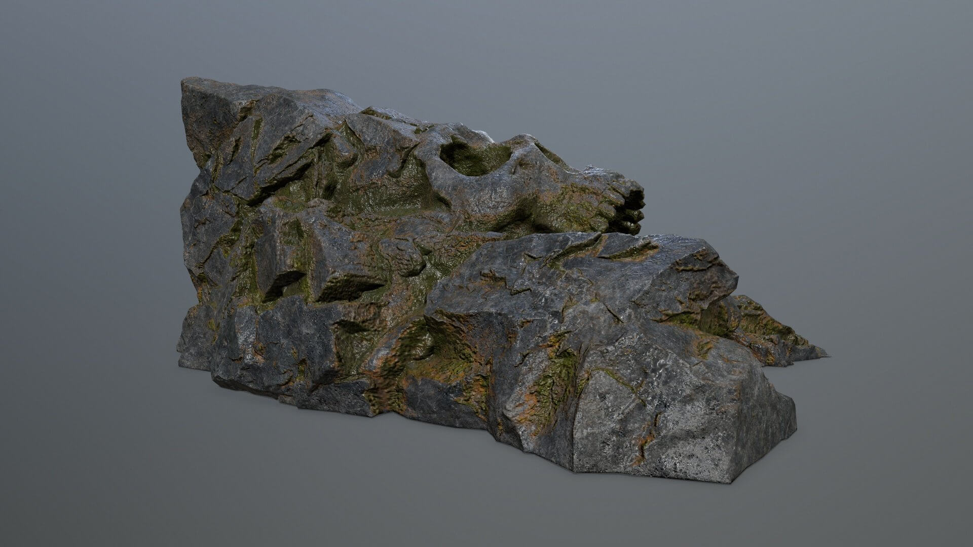 Skull Cave - 3D Model by Gizem Dilara Tek