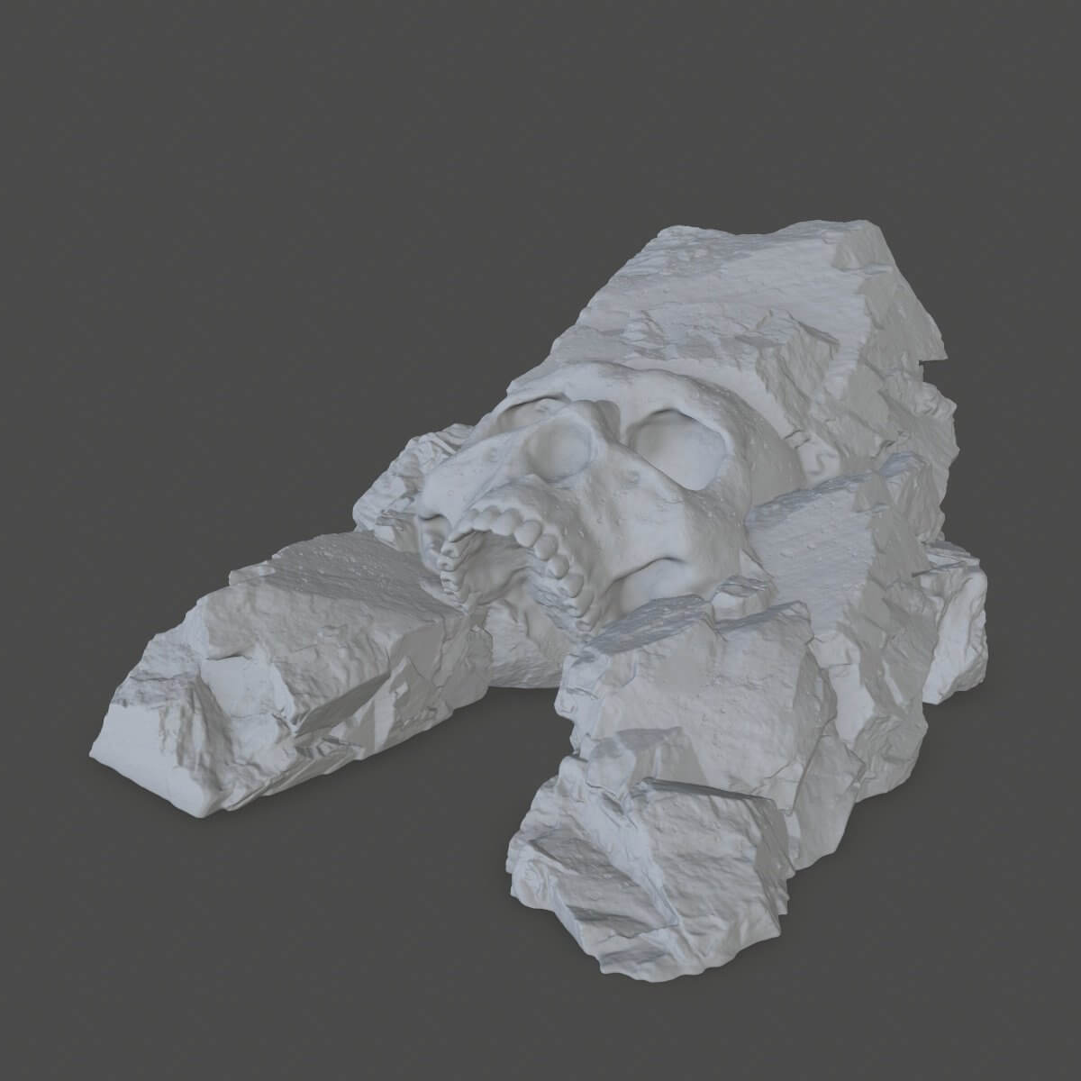 Skull Cave - 3D Model by Gizem Dilara Tek