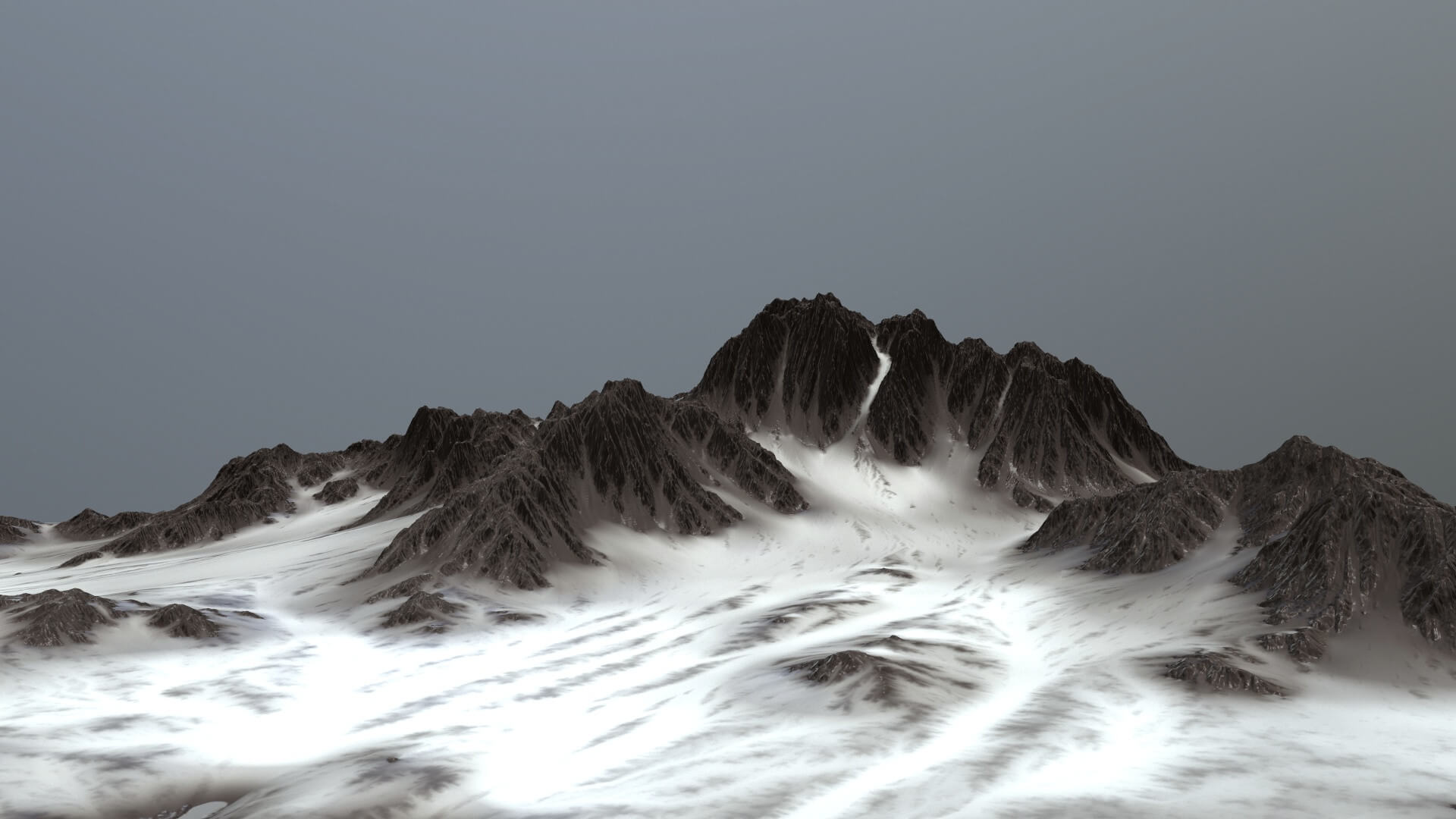 Snow Mountain - 3D Model by Gizem Dilara Tek