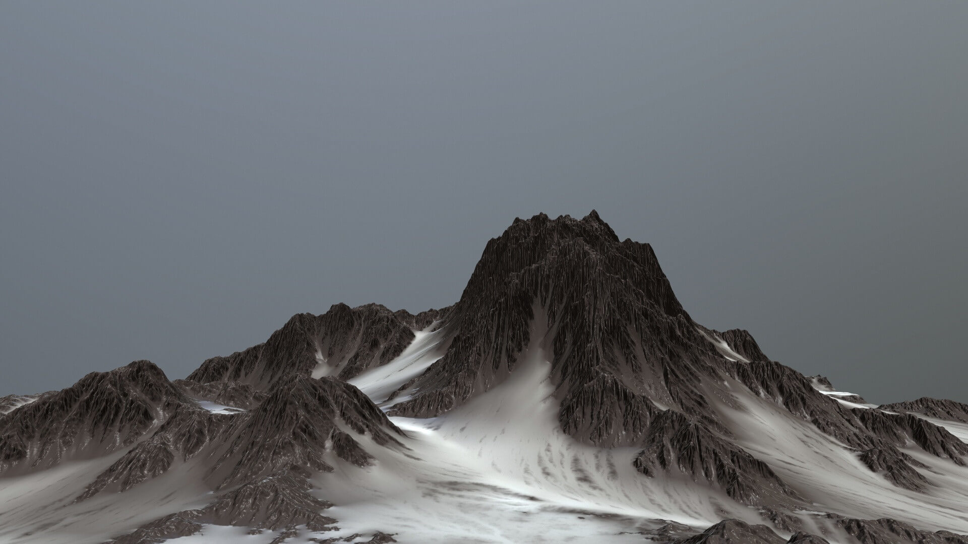 Snow Mountain - 3D Model by Gizem Dilara Tek