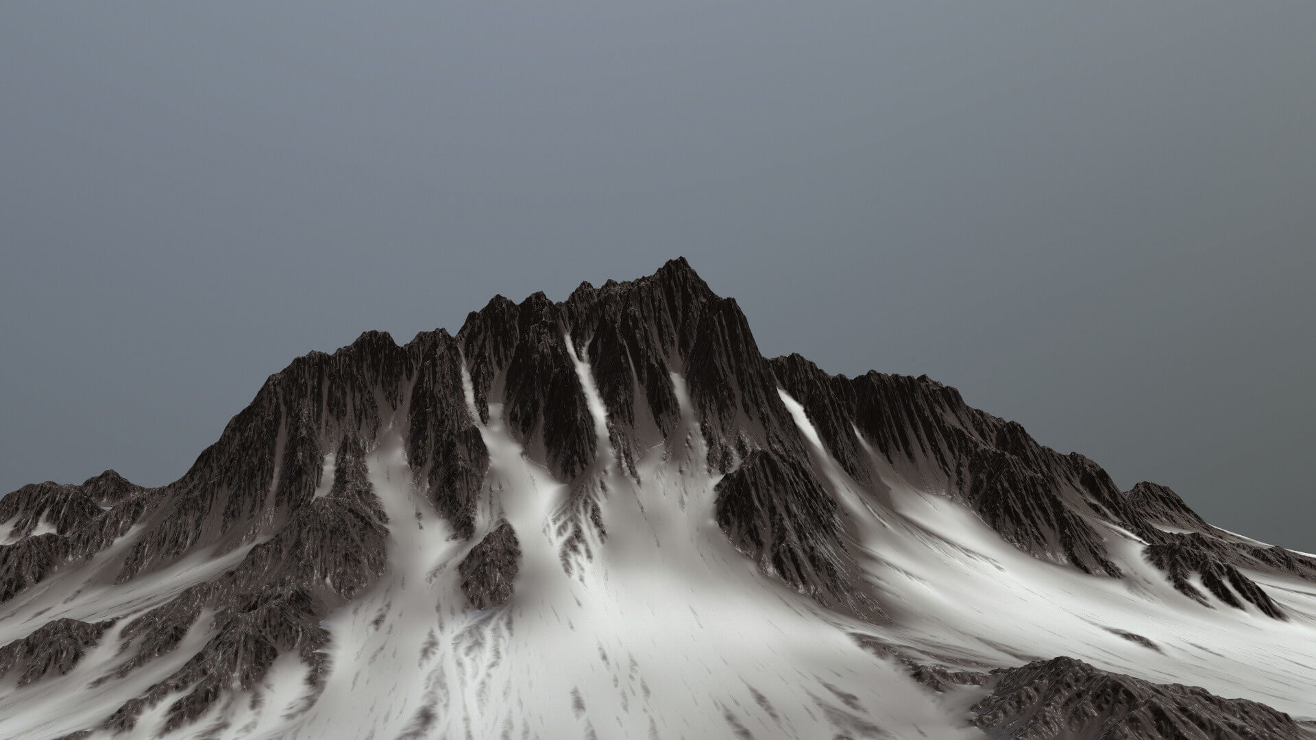 Snow Mountain - 3D Model by Gizem Dilara Tek