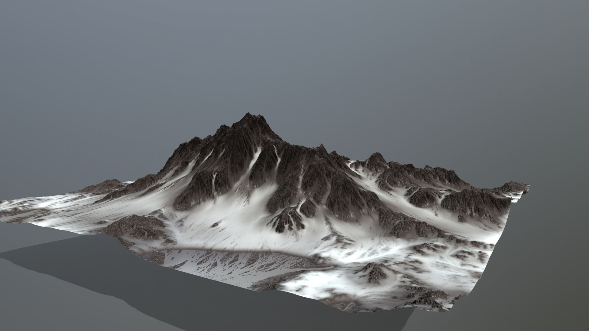 Snow Mountain - 3D Model by Gizem Dilara Tek