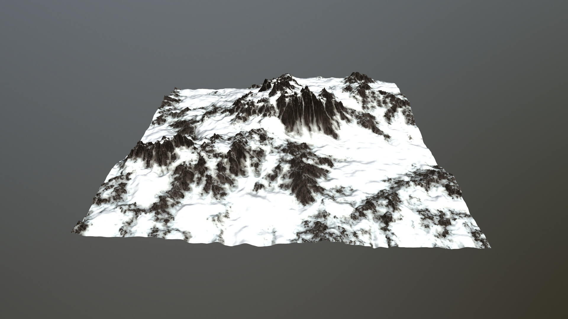 Snow Mountain - 3D Model by Gizem Dilara Tek