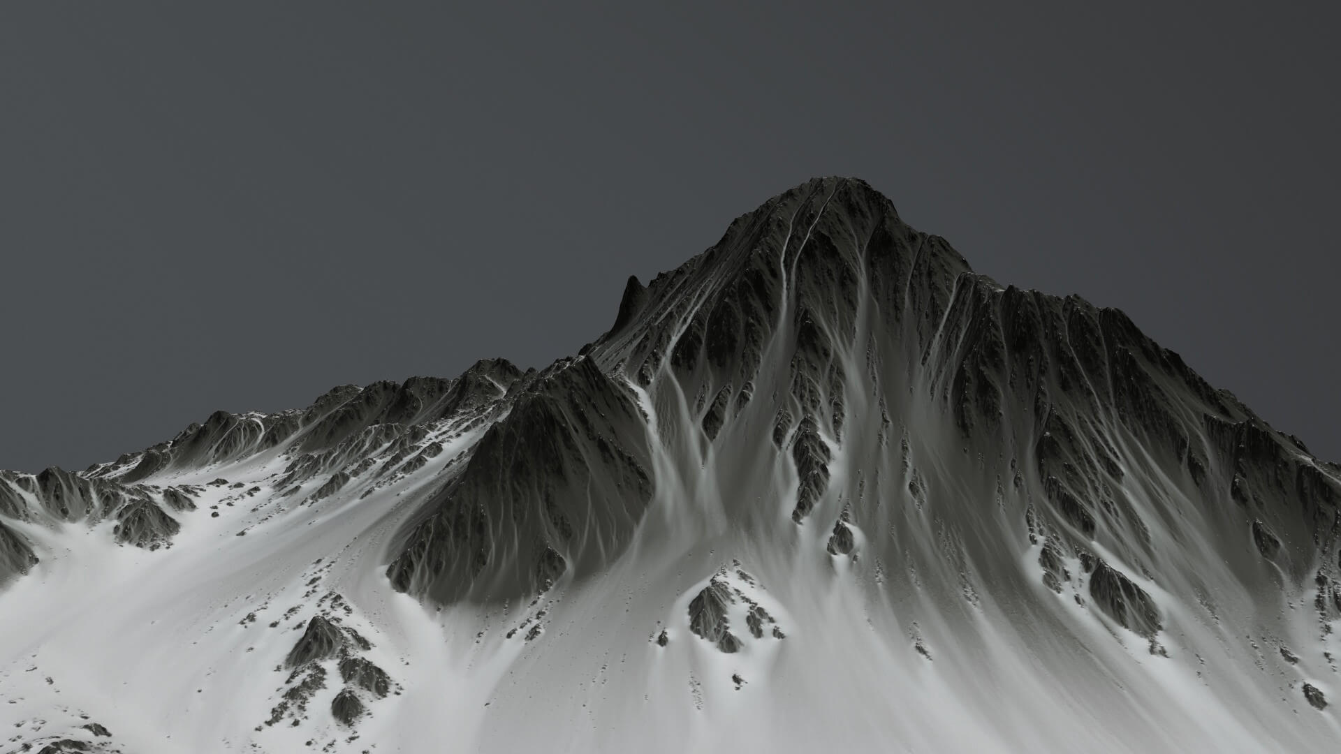 Snow Mountain - 3D Model by Gizem Dilara Tek