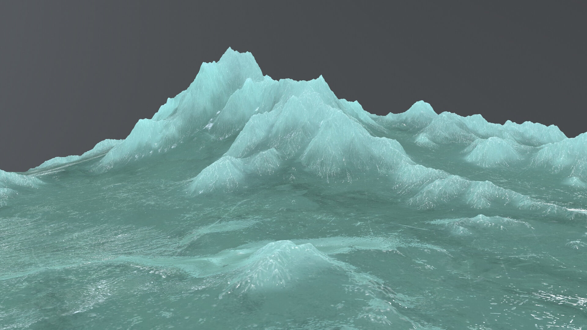 Snow Mountain - 3D Model by Gizem Dilara Tek