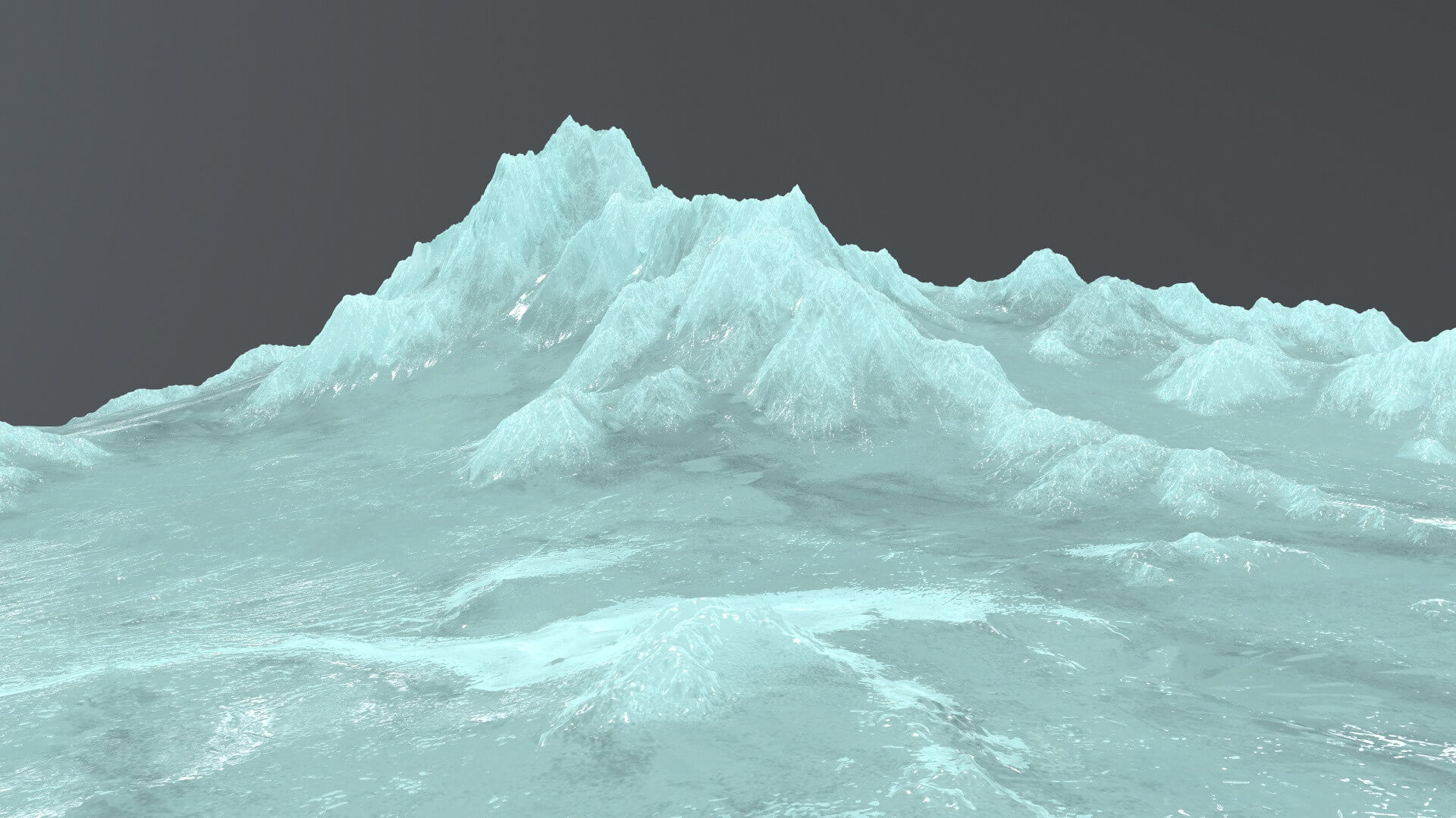 Snow Mountain - 3D Model by Gizem Dilara Tek