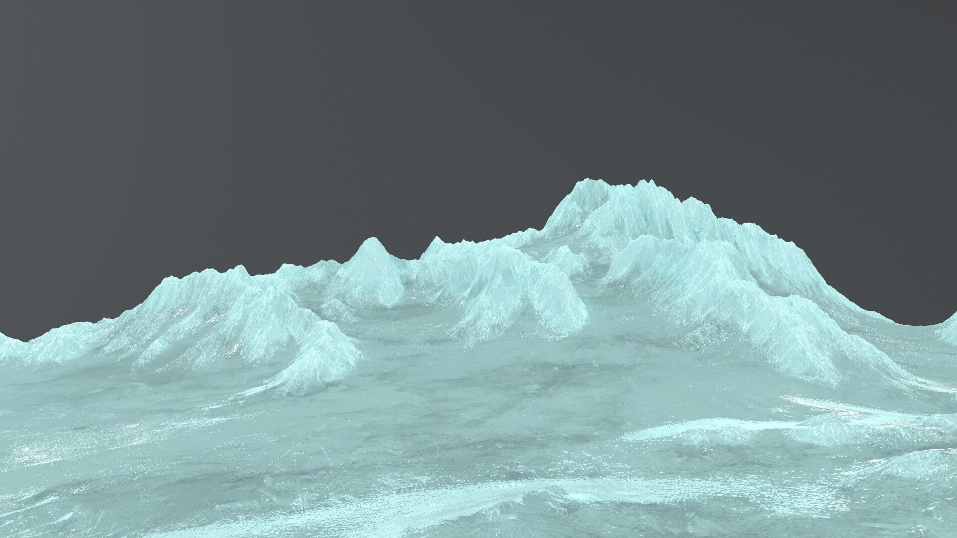 Snow Mountain - 3D Model by Gizem Dilara Tek