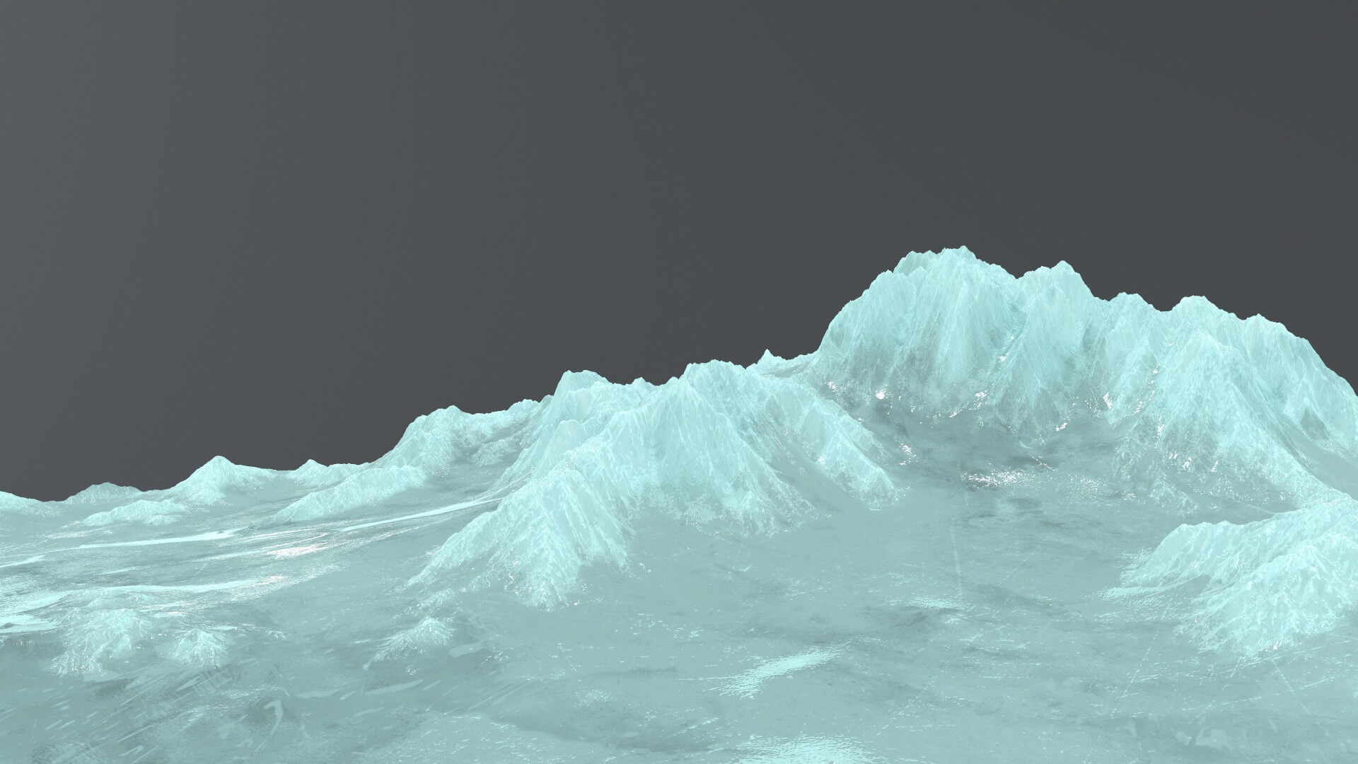 Snow Mountain - 3D Model by Gizem Dilara Tek