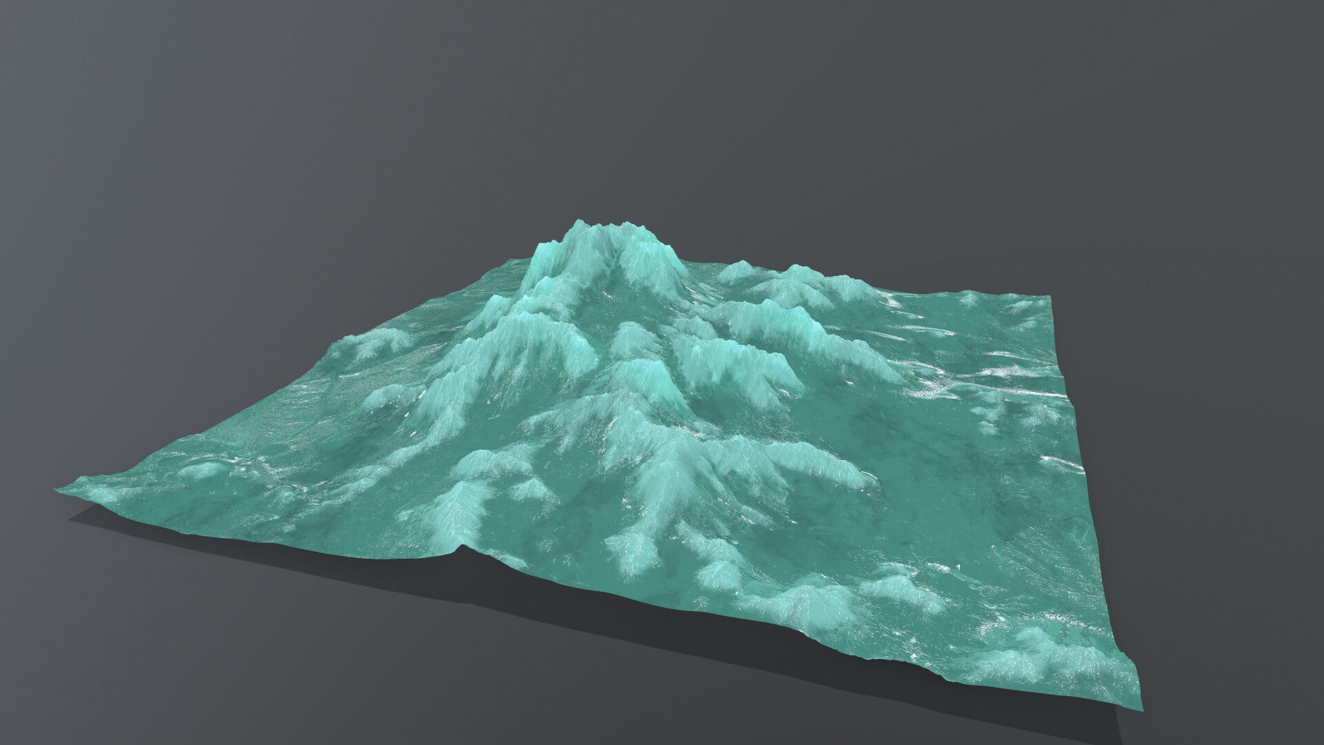 Snow Mountain - 3D Model by Gizem Dilara Tek
