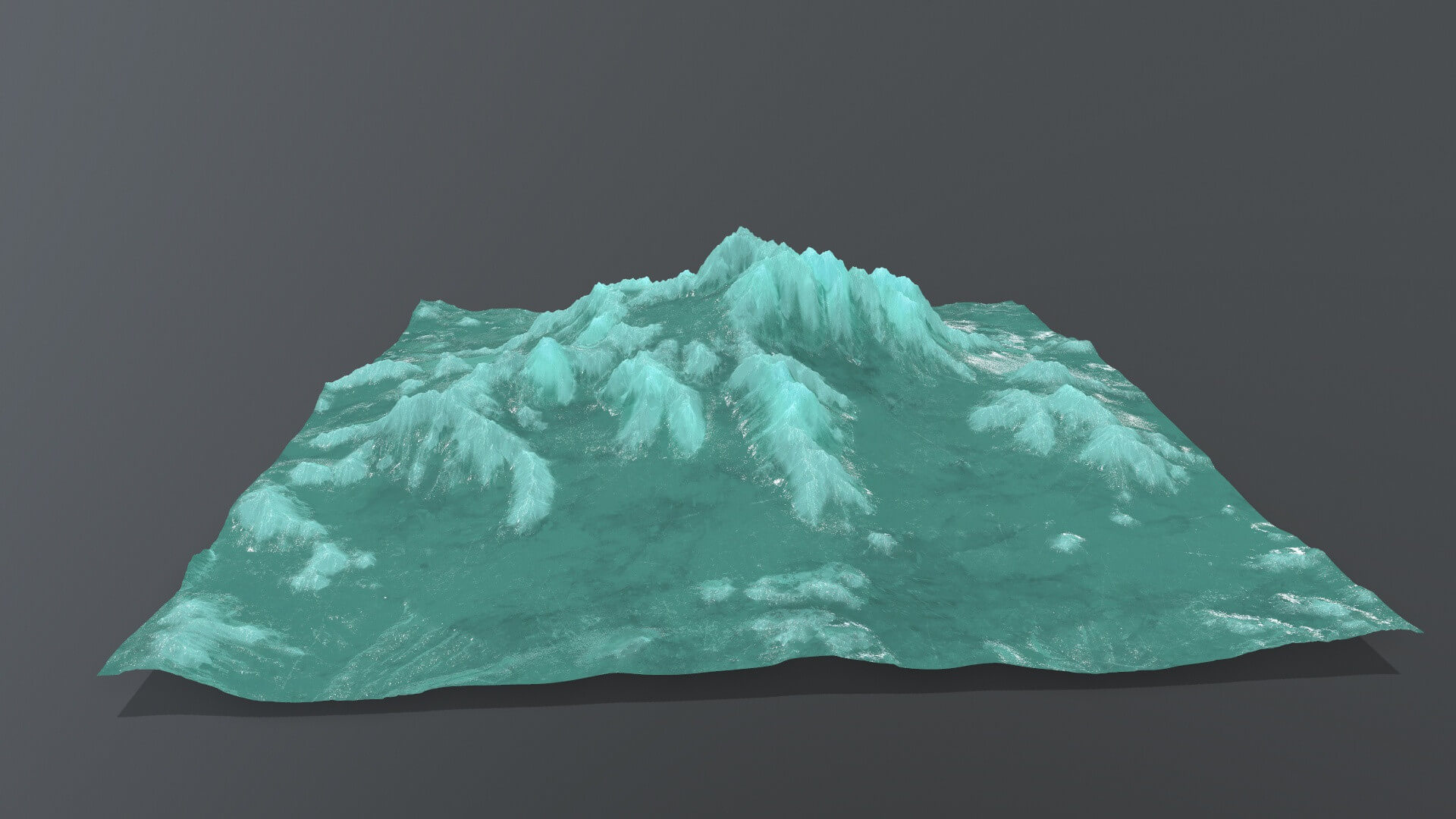 Snow Mountain - 3D Model by Gizem Dilara Tek
